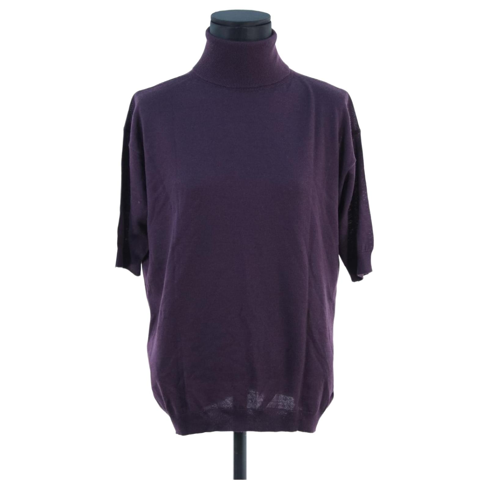Top Prada 42 Purple Wool ref.677637 - Joli Closet