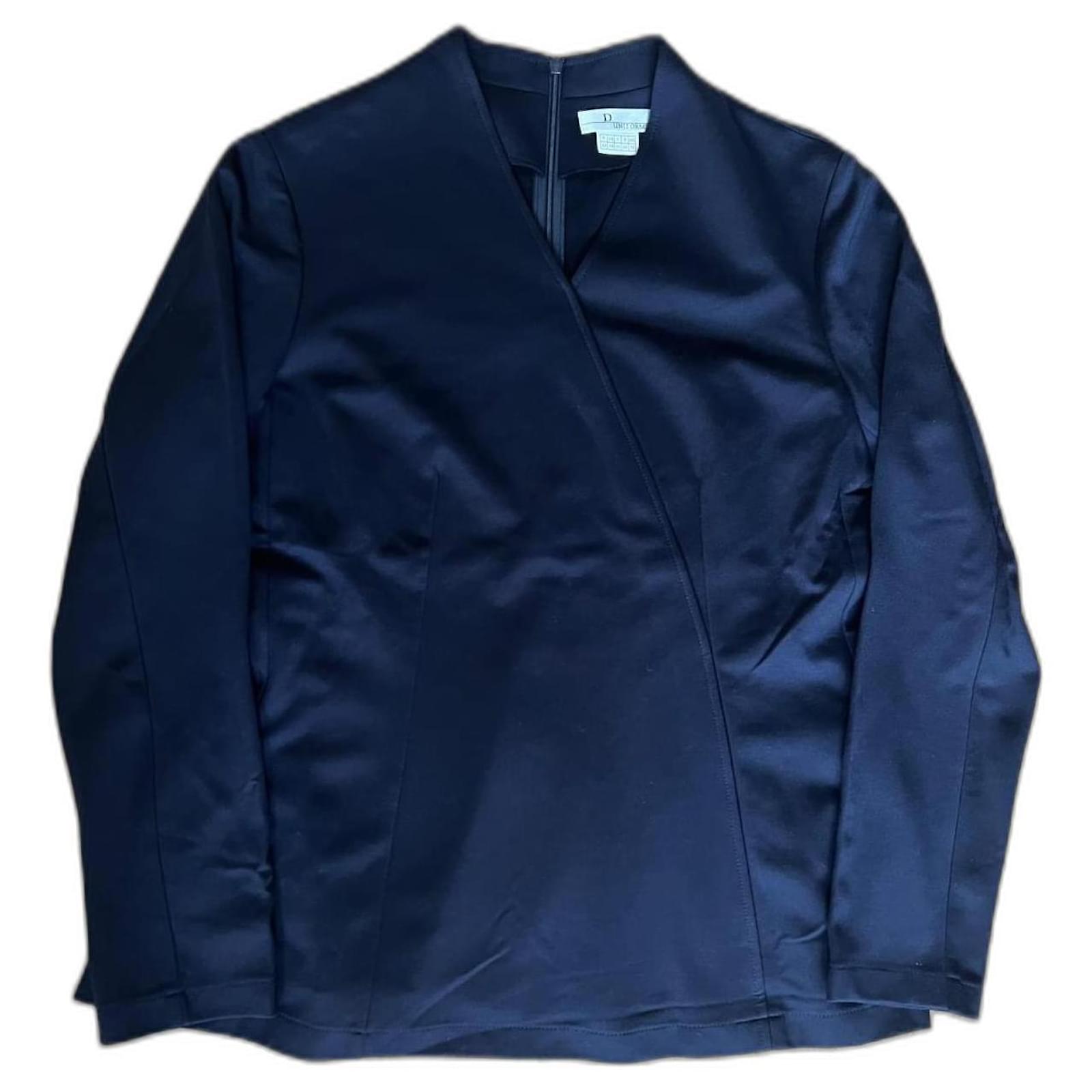 Uniform Dior blouse Navy blue Tencel ref.677853 - Joli Closet