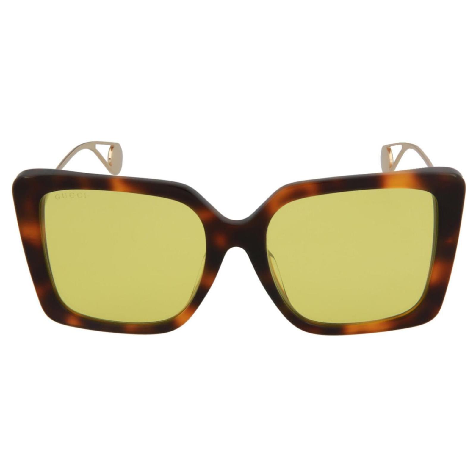 Gucci Square-Frame Sunglasses Brown ref.679178 - Joli Closet