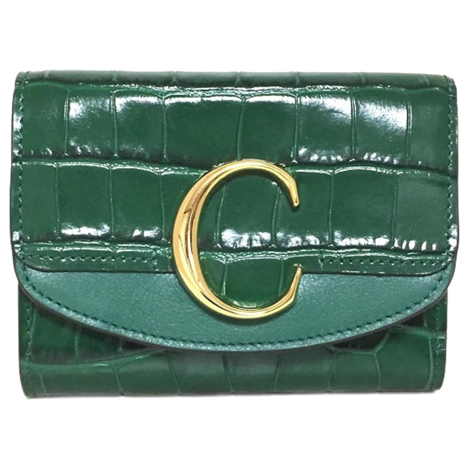 Chloé Chloe Green Leather ref.679996 - Joli Closet
