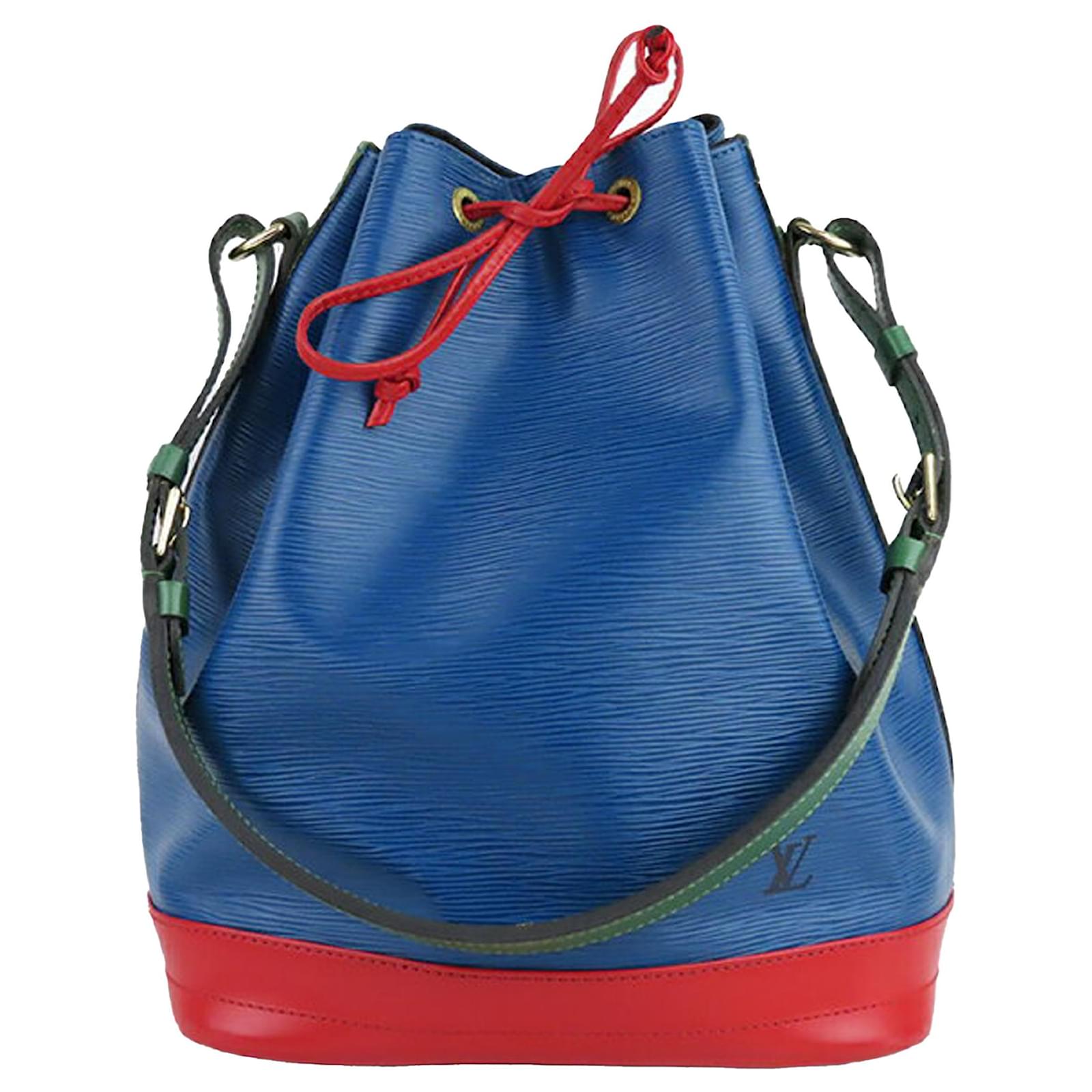 Louis Vuitton Bleu Epi Noe Tricolore Cuir ref.680894 - Joli Closet