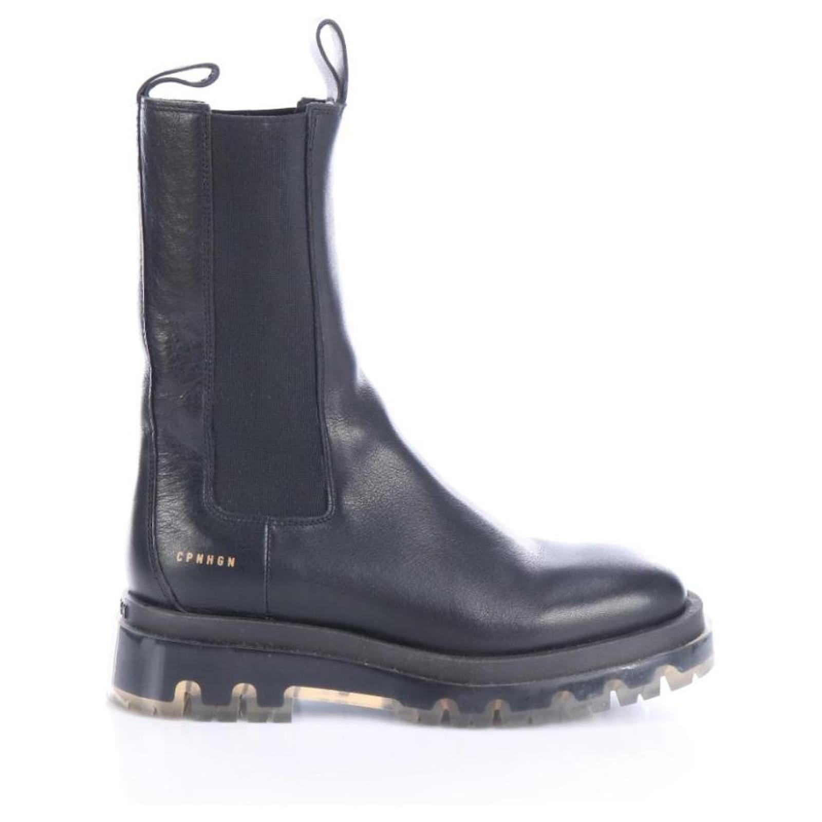 Autre Marque Boots Black Leather ref.681244 - Joli Closet