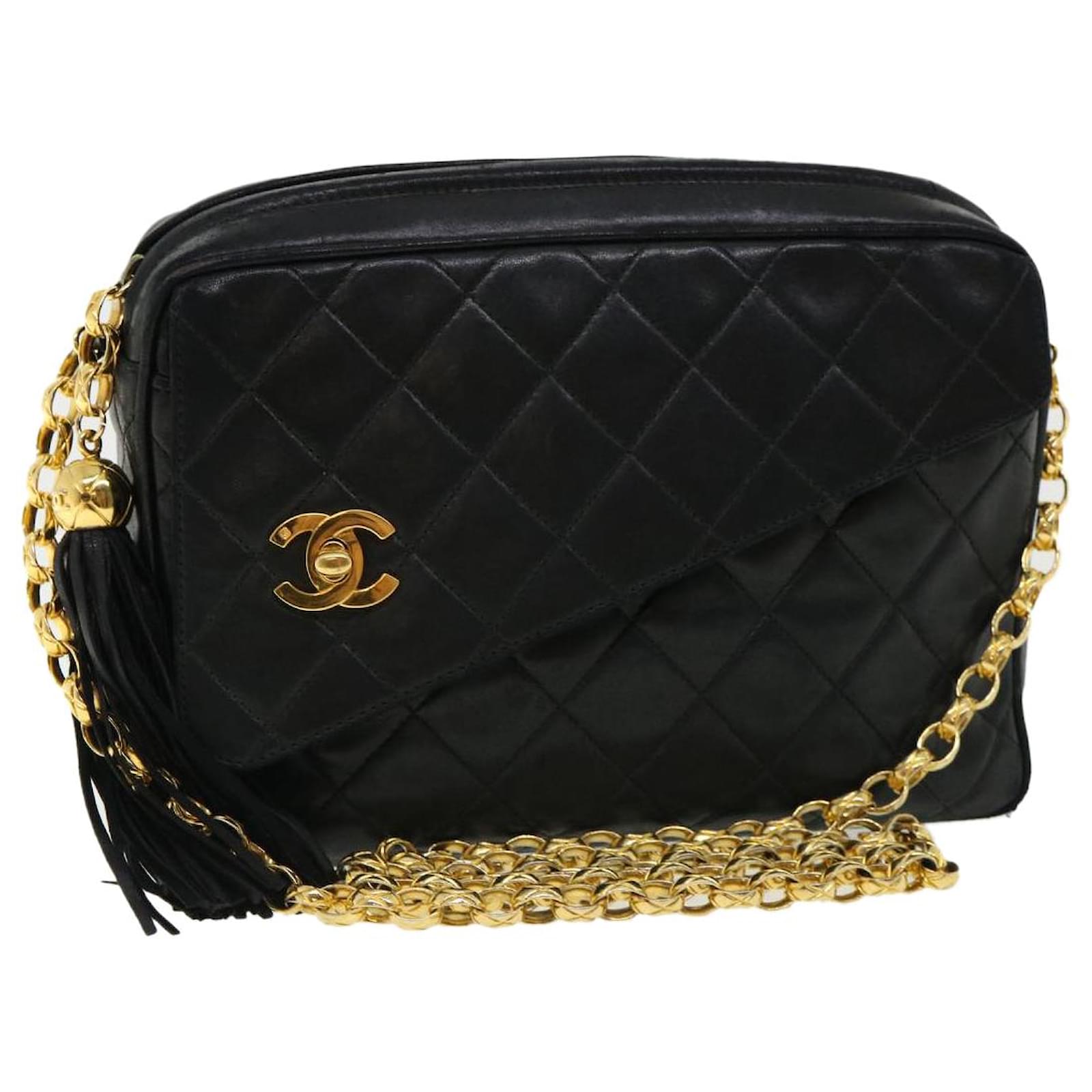 Camera Chanel caméra Cuir Noir ref.681297 - Joli Closet