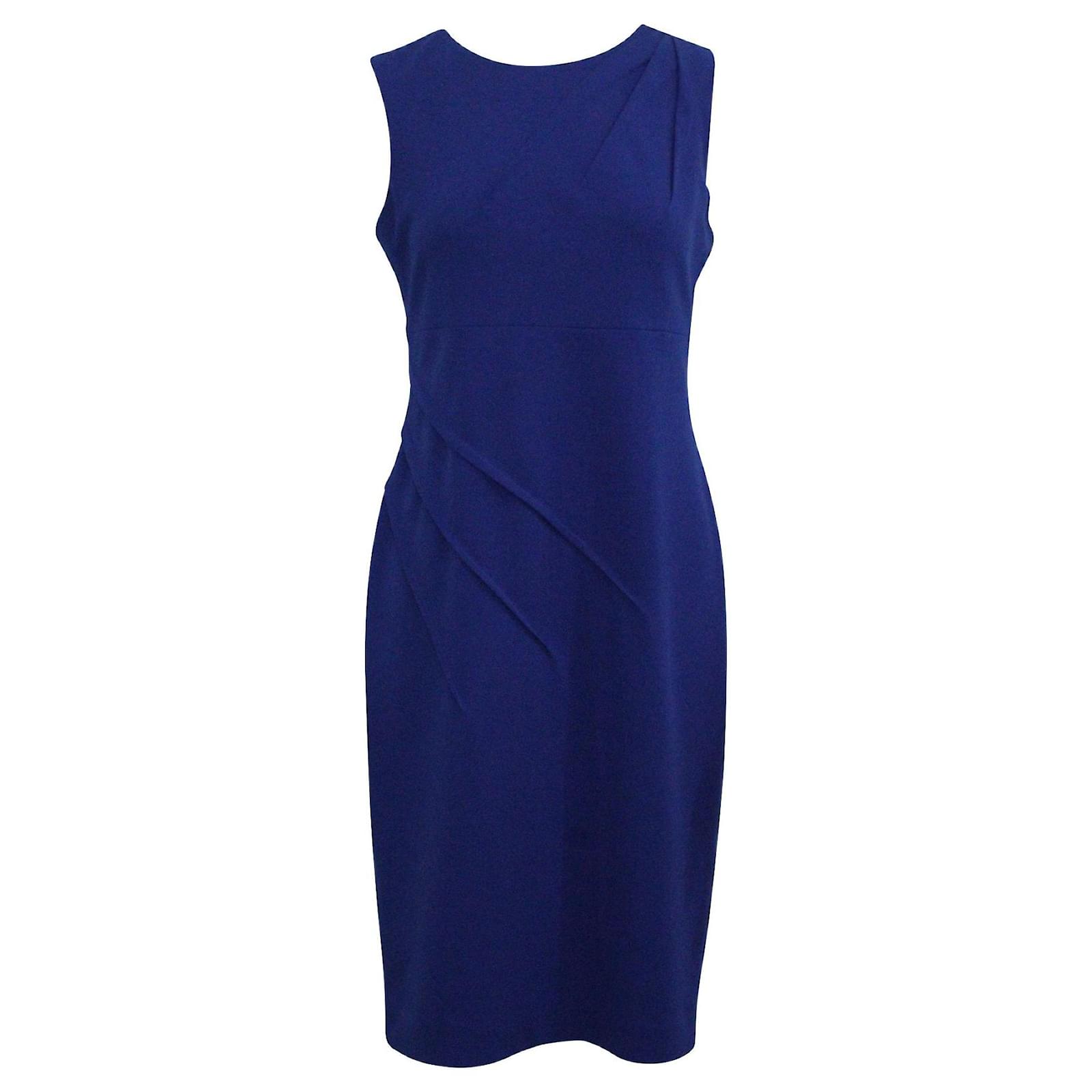 Calvin Klein Robe Droite Bleue ref.681847 - Joli Closet