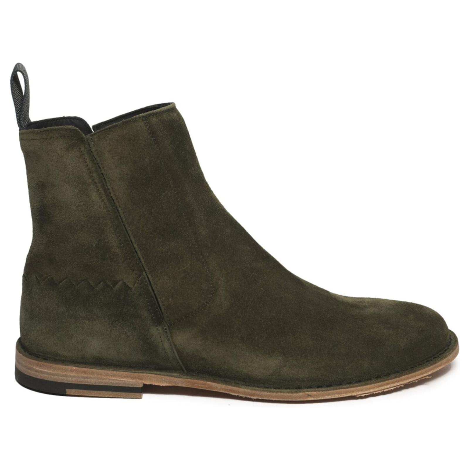 Bottega Veneta Suede Chelsea Boots Yellow Leather ref.682322 - Joli Closet