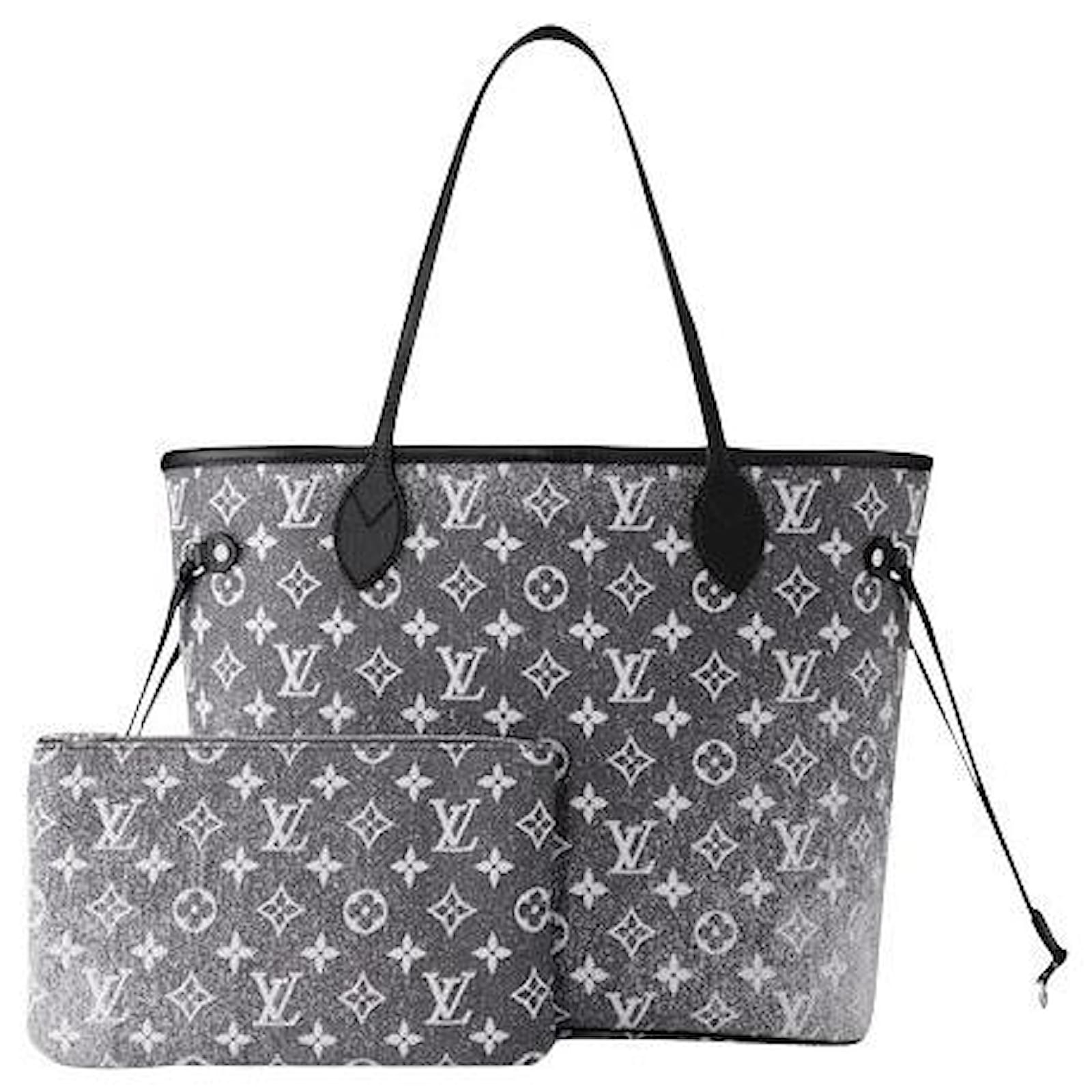 Louis Vuitton LV Neverfull Denim Gray (Sold) - Joli Closet