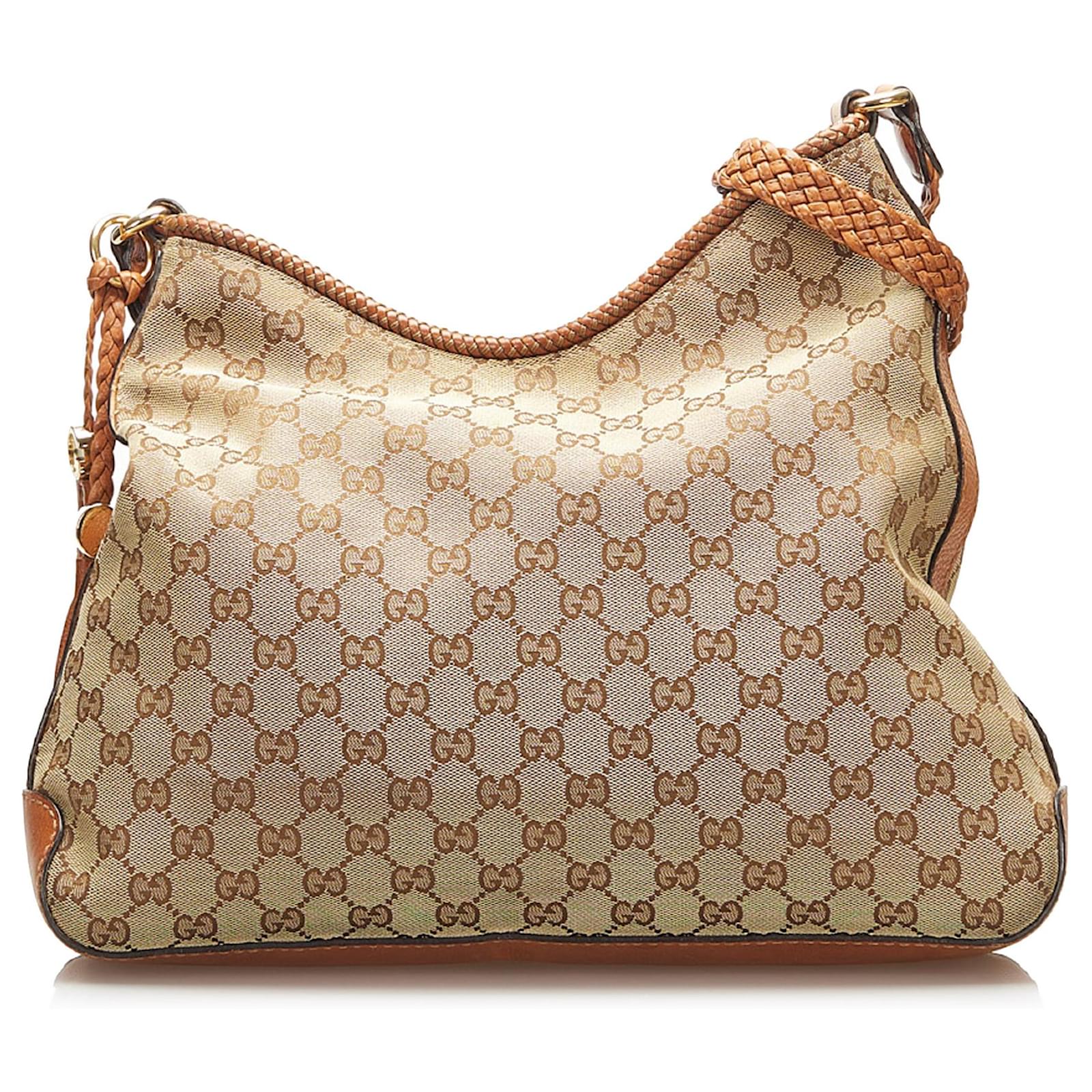 Gucci Marron GG Toile Marrakech Tissu ref.685436 - Joli Closet