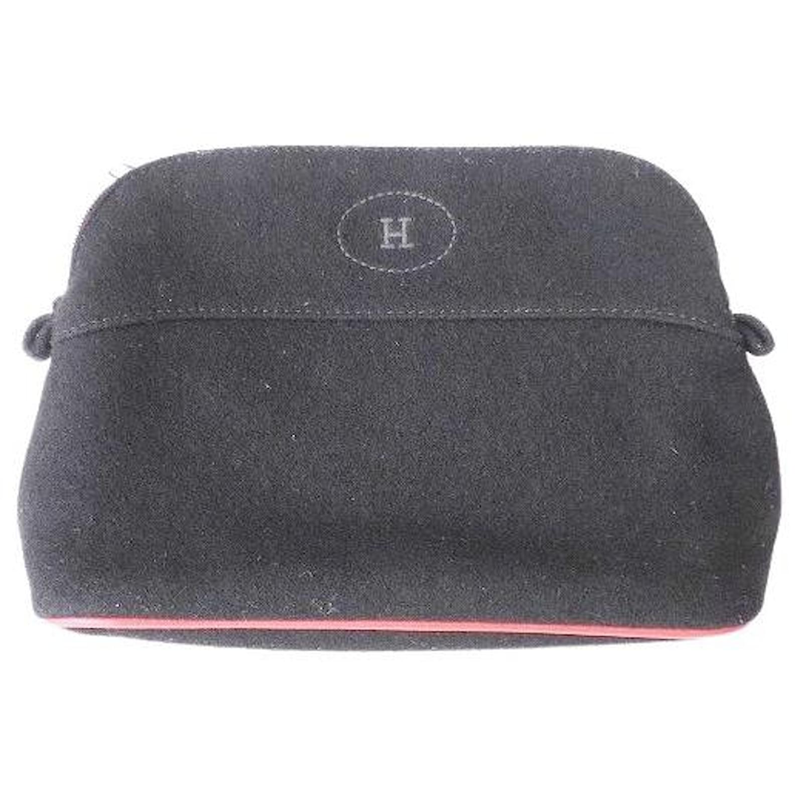 Hermès Pochette Bolide Laine Noir ref.685791 - Joli Closet