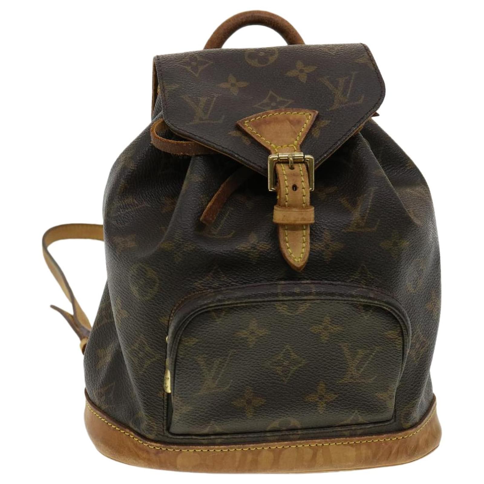 Louis Vuitton Montsouris Castaño Lienzo ref.687178 - Joli Closet