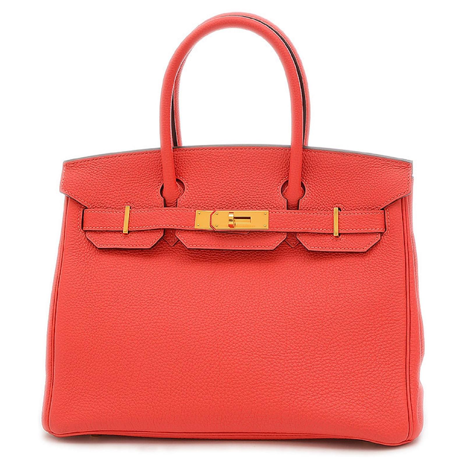 Hermès HERMES BIRKIN Red Leather ref.688291 - Joli Closet