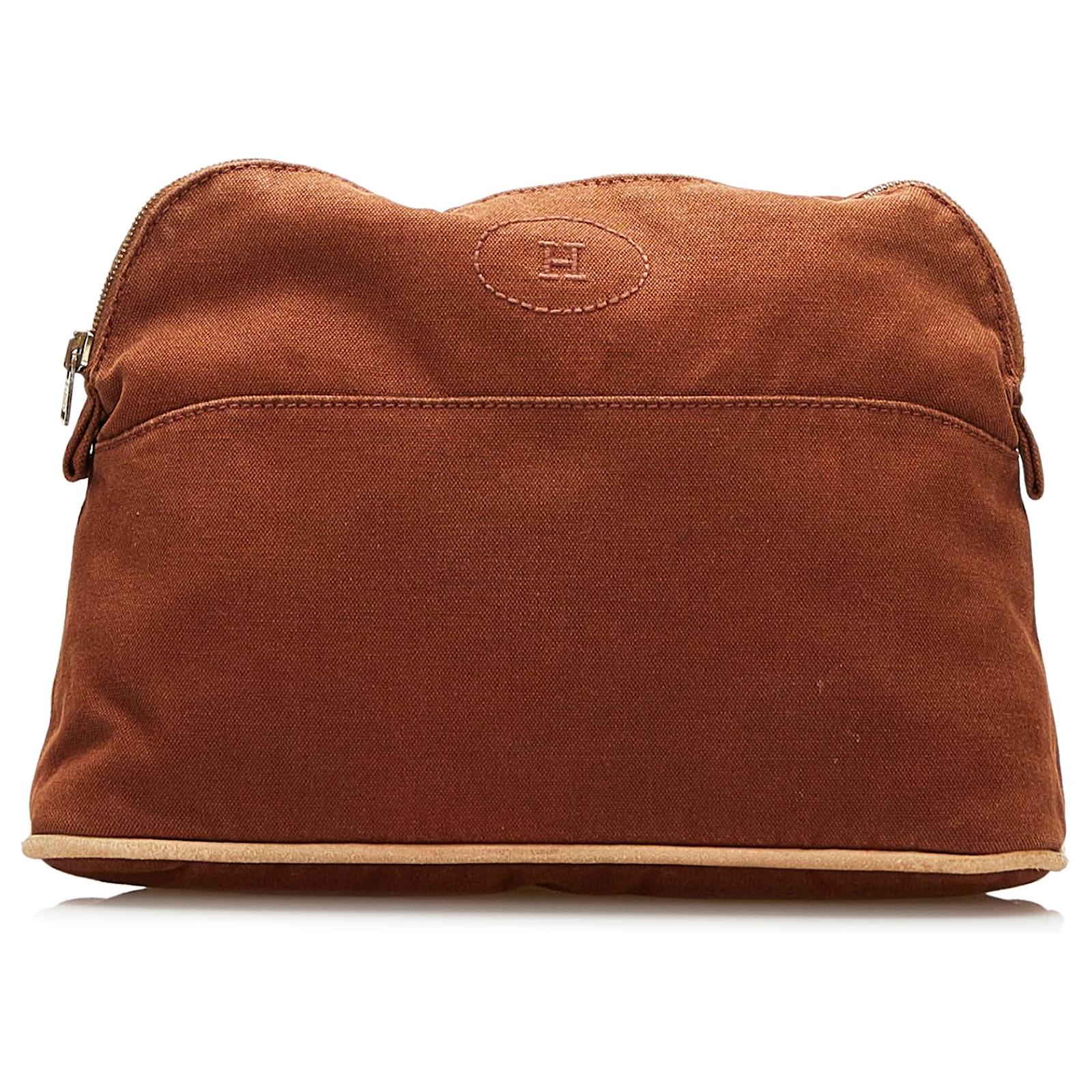 Hermès Hermes Brown Bolide Pouch 25 Cloth Cloth ref.689769 - Joli Closet