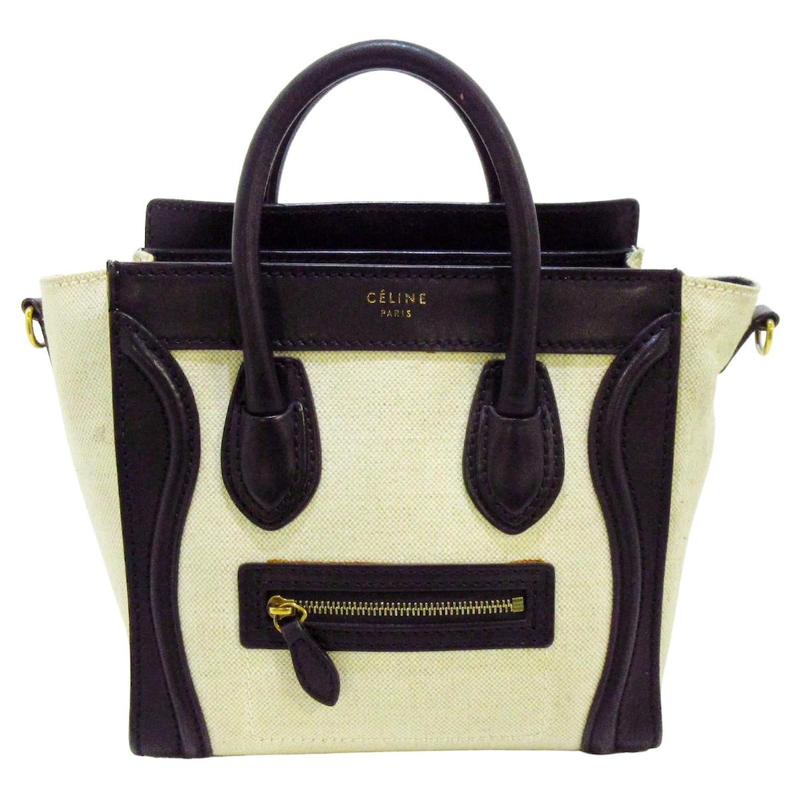 Céline Luggage Beige Cloth ref.690591 - Joli Closet