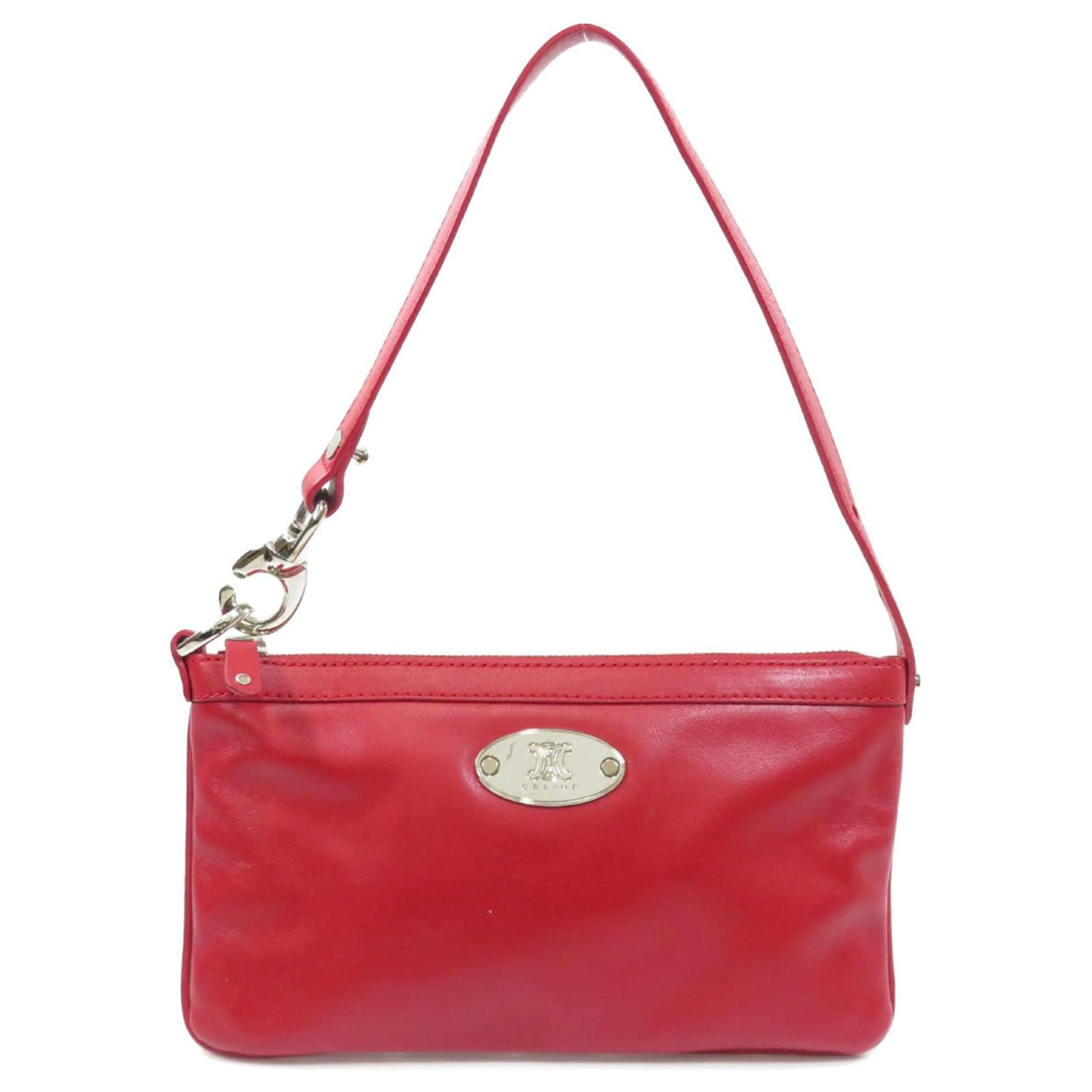 Céline Celine Red Leather ref.691880 - Joli Closet