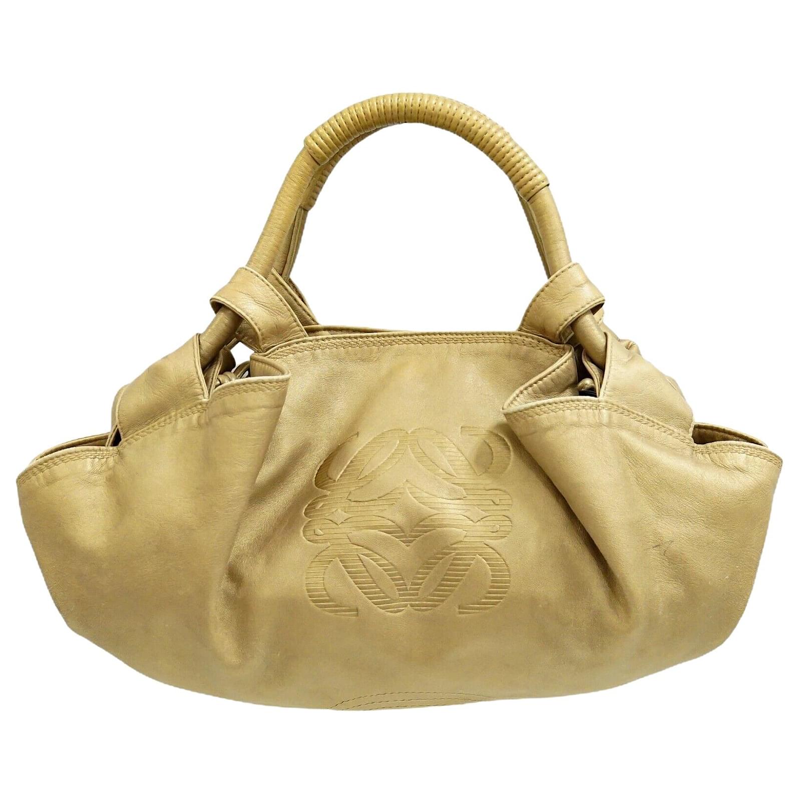 Loewe Nappa Beige Leather ref.692381 - Joli Closet