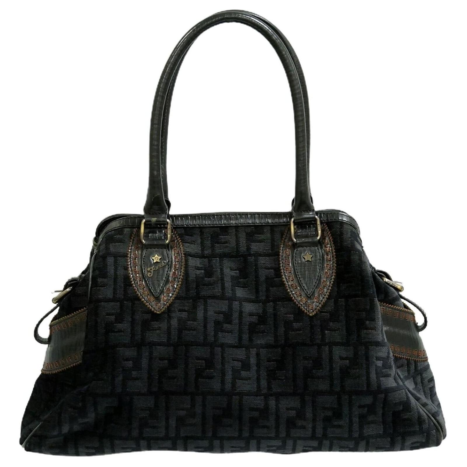 Fendi Toile Noir ref.692459 - Joli Closet