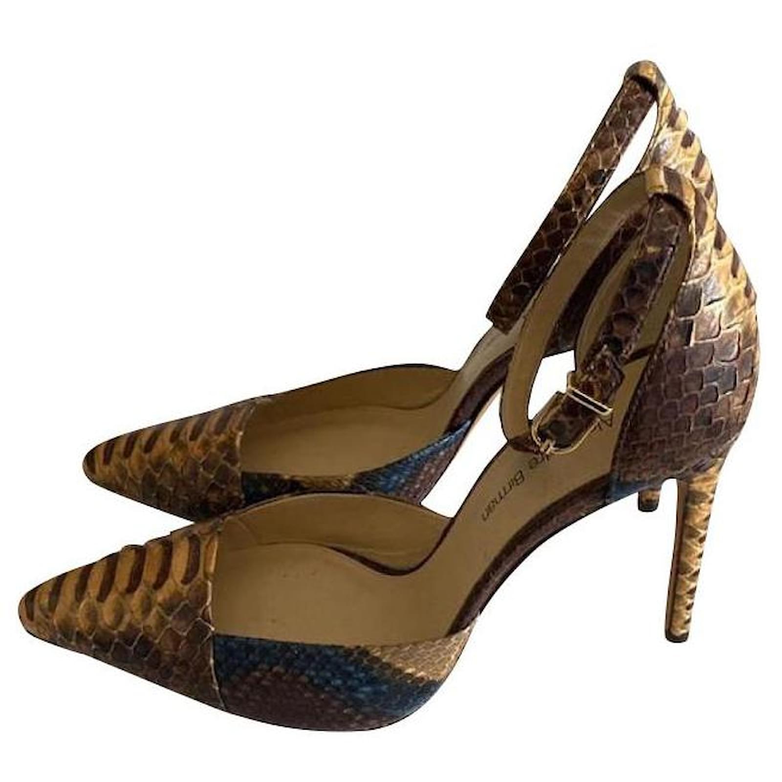 Alexandre Birman Talons Python Multicolore ref.692529 - Joli Closet