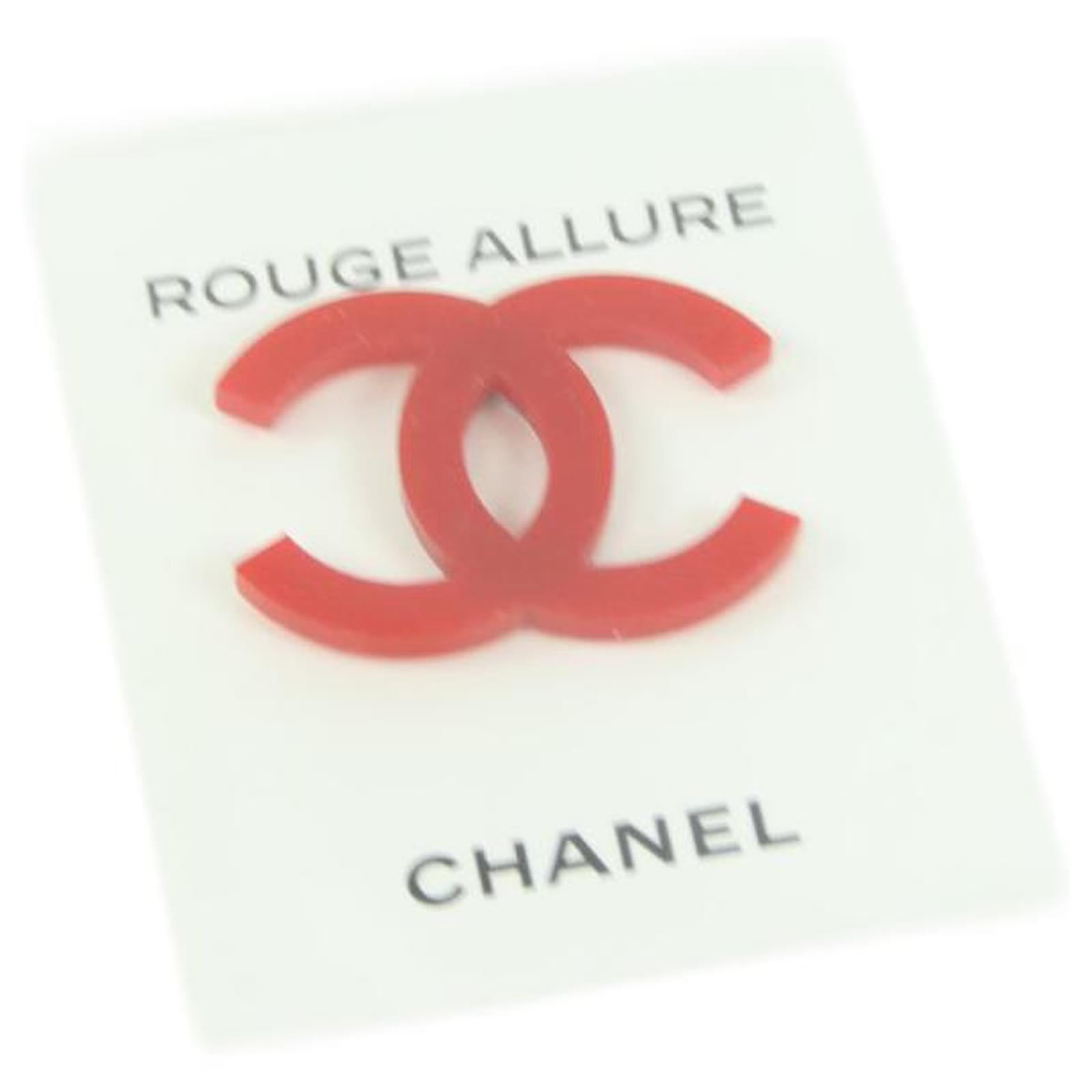 Chanel pins Red Plastic ref.693564 - Joli Closet