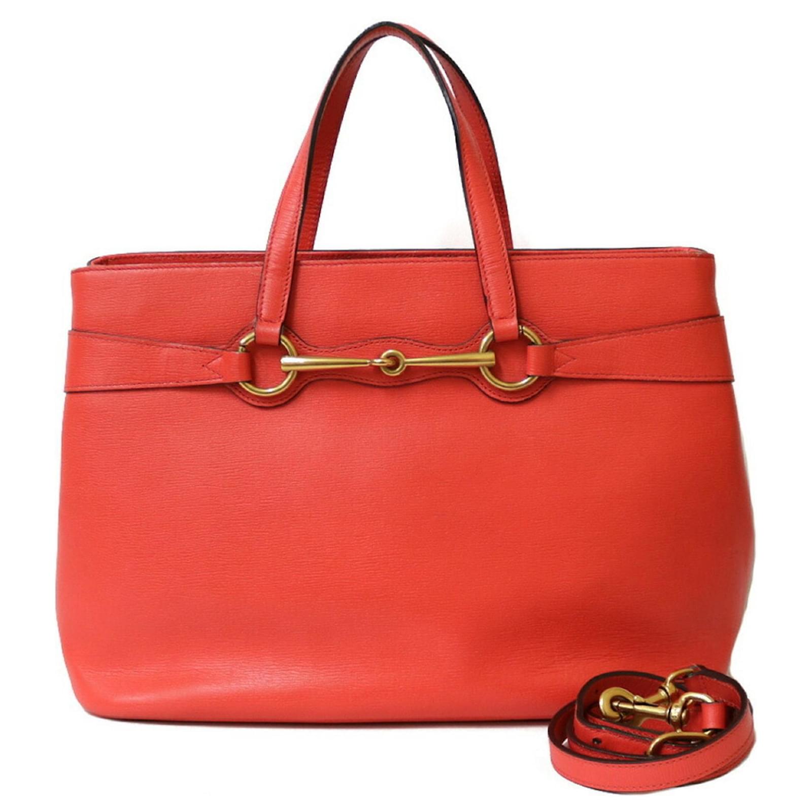 gucci Red Leather ref.694406 - Joli Closet