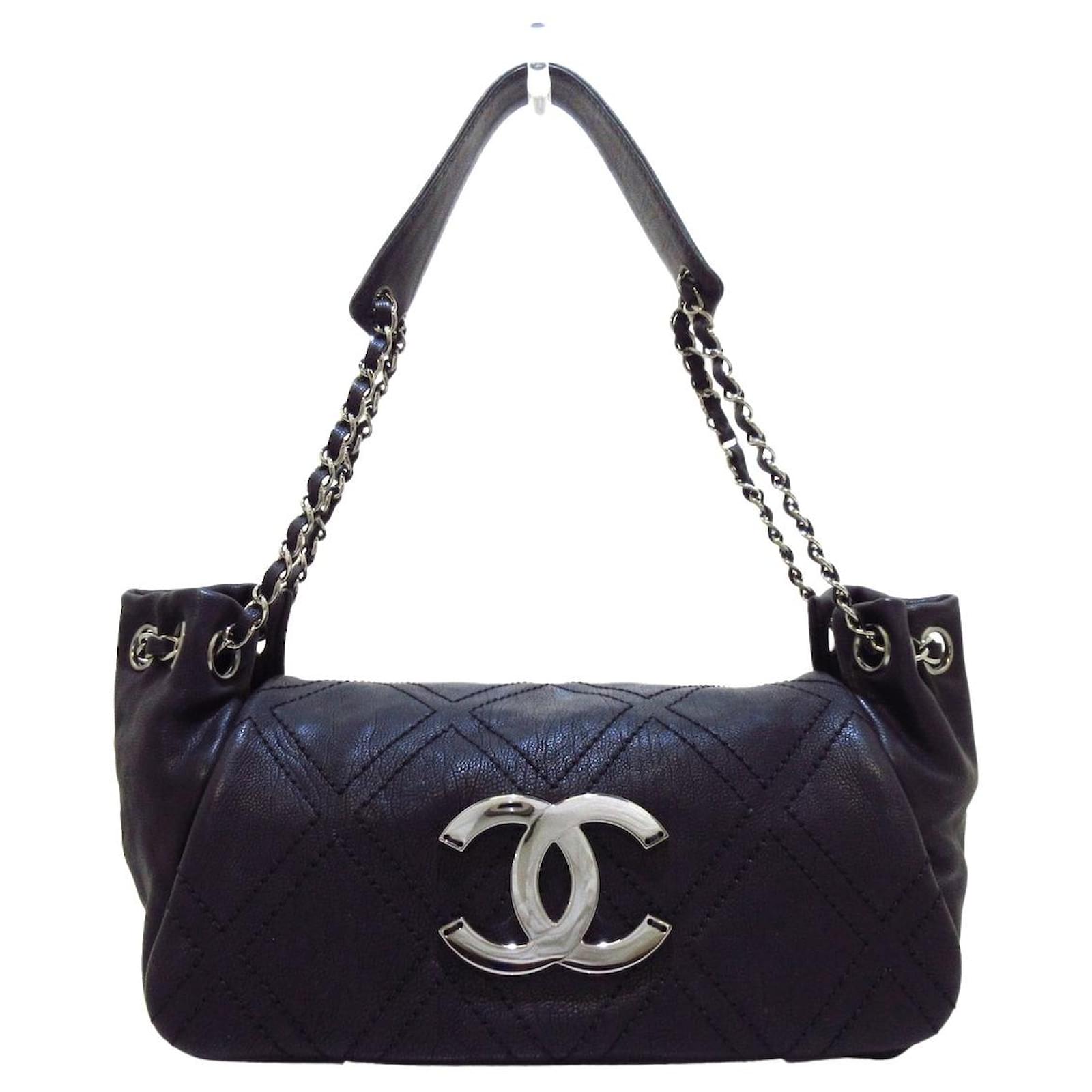 Chanel Stitch Sauvage Cuir Noir ref.694802 - Joli Closet