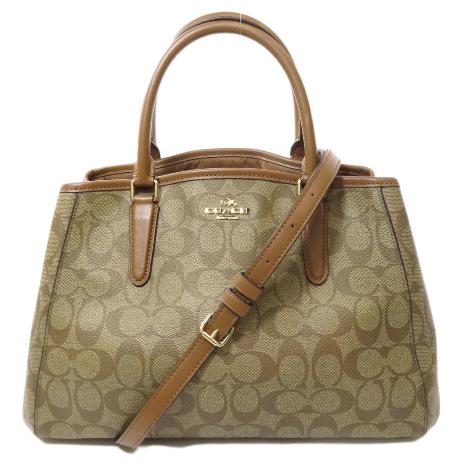 Coach Signature Brown Cloth ref.695069 - Joli Closet
