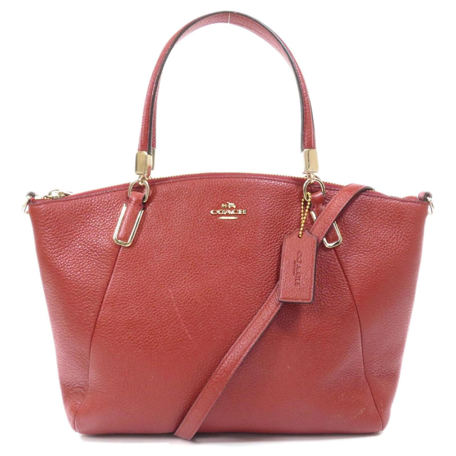 Coach Red Leather ref.695081 - Joli Closet