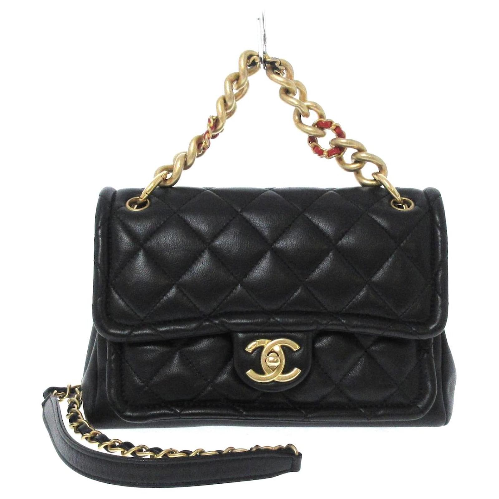 Chanel Matrasse Black Leather ref.695267 - Joli Closet
