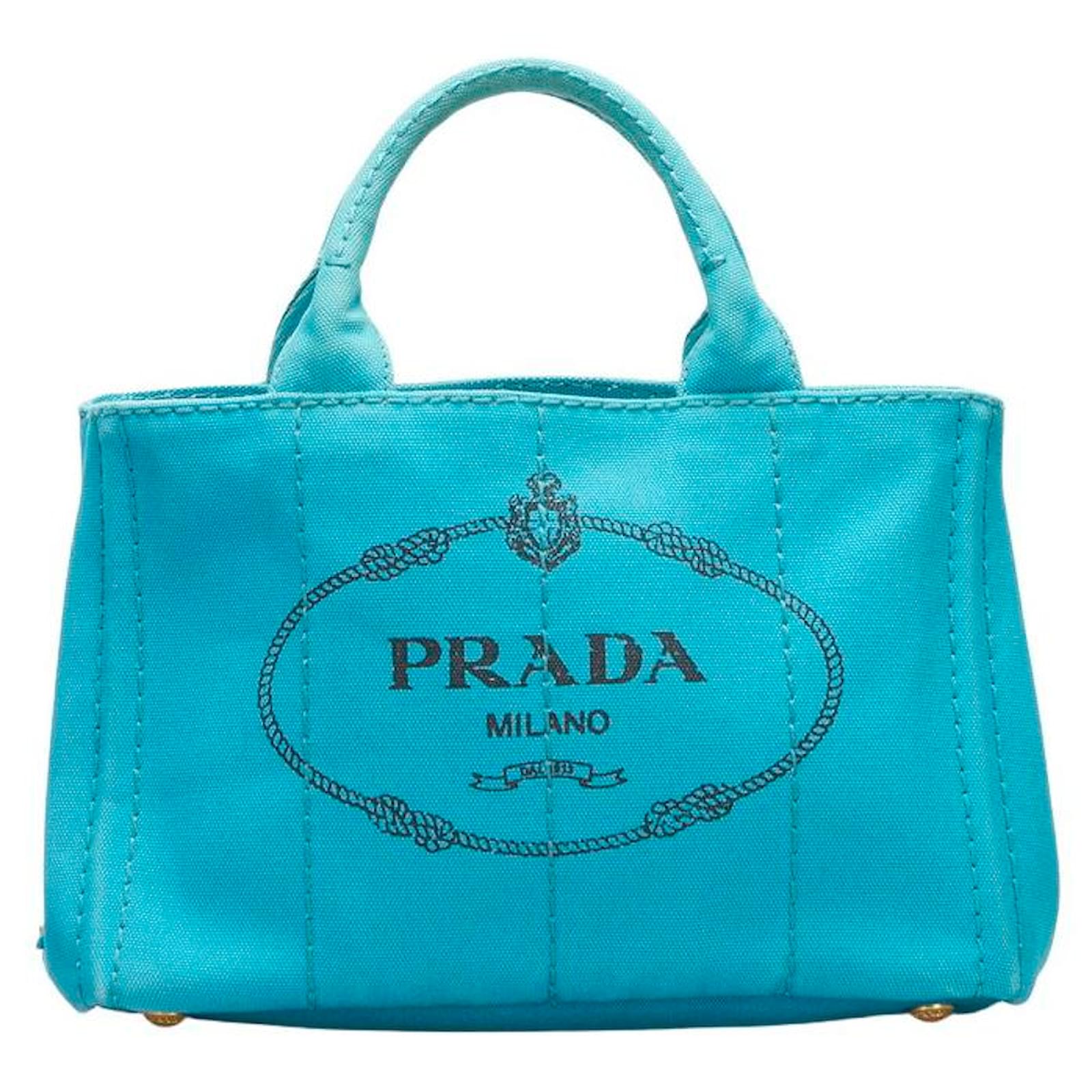 Prada Canapa Blue Cloth ref.695344 - Joli Closet