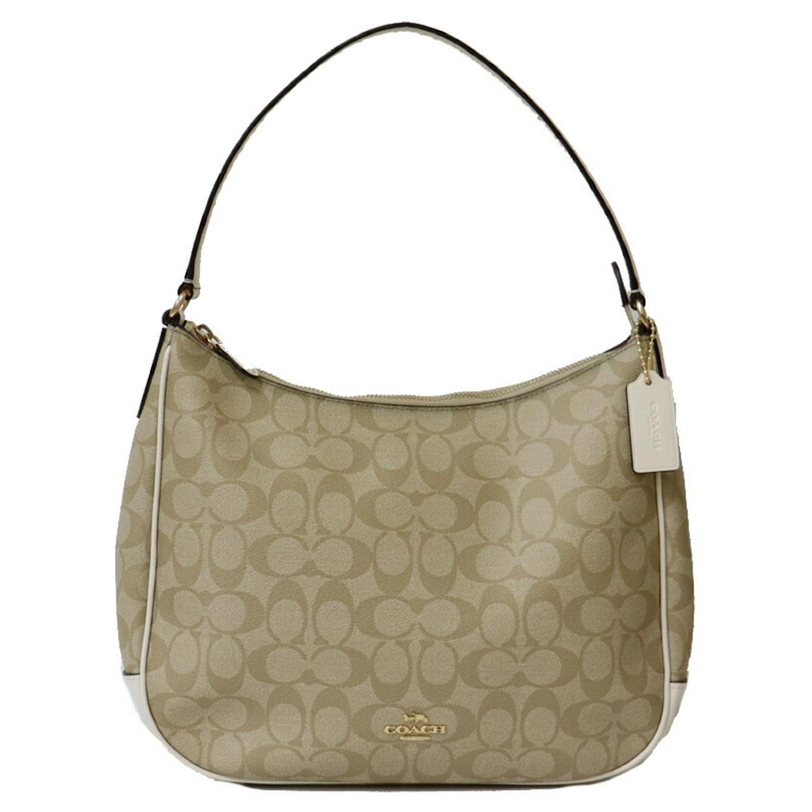 Coach Signature Beige Cloth ref.695439 - Joli Closet