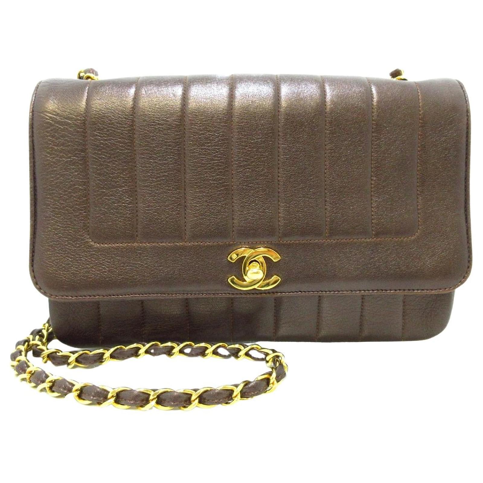 Chanel Cuir Marron ref.697209 - Joli Closet