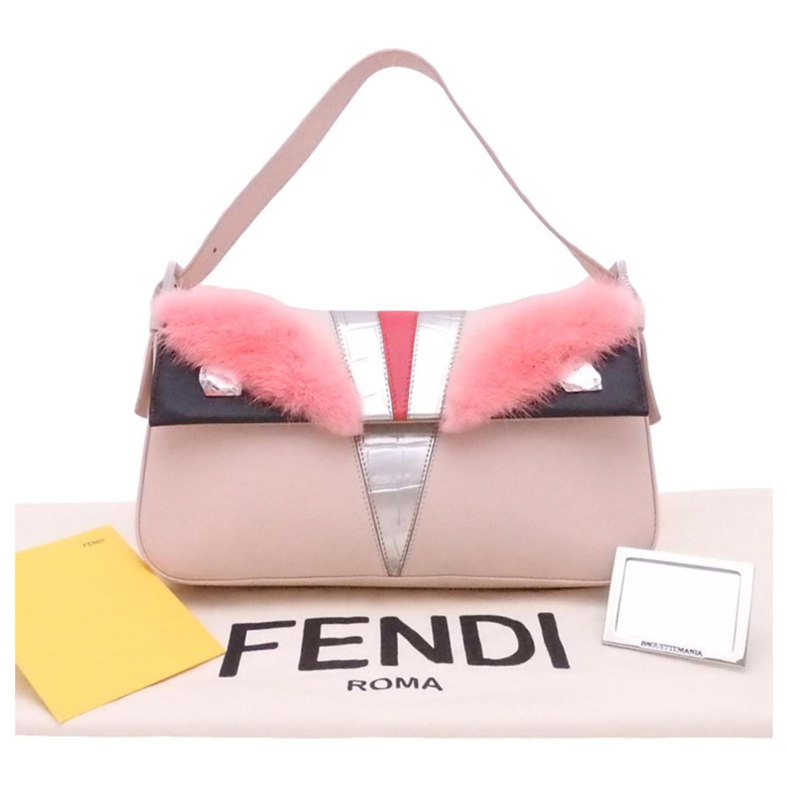 Fendi Monster Pink Leather ref.697302 - Joli Closet