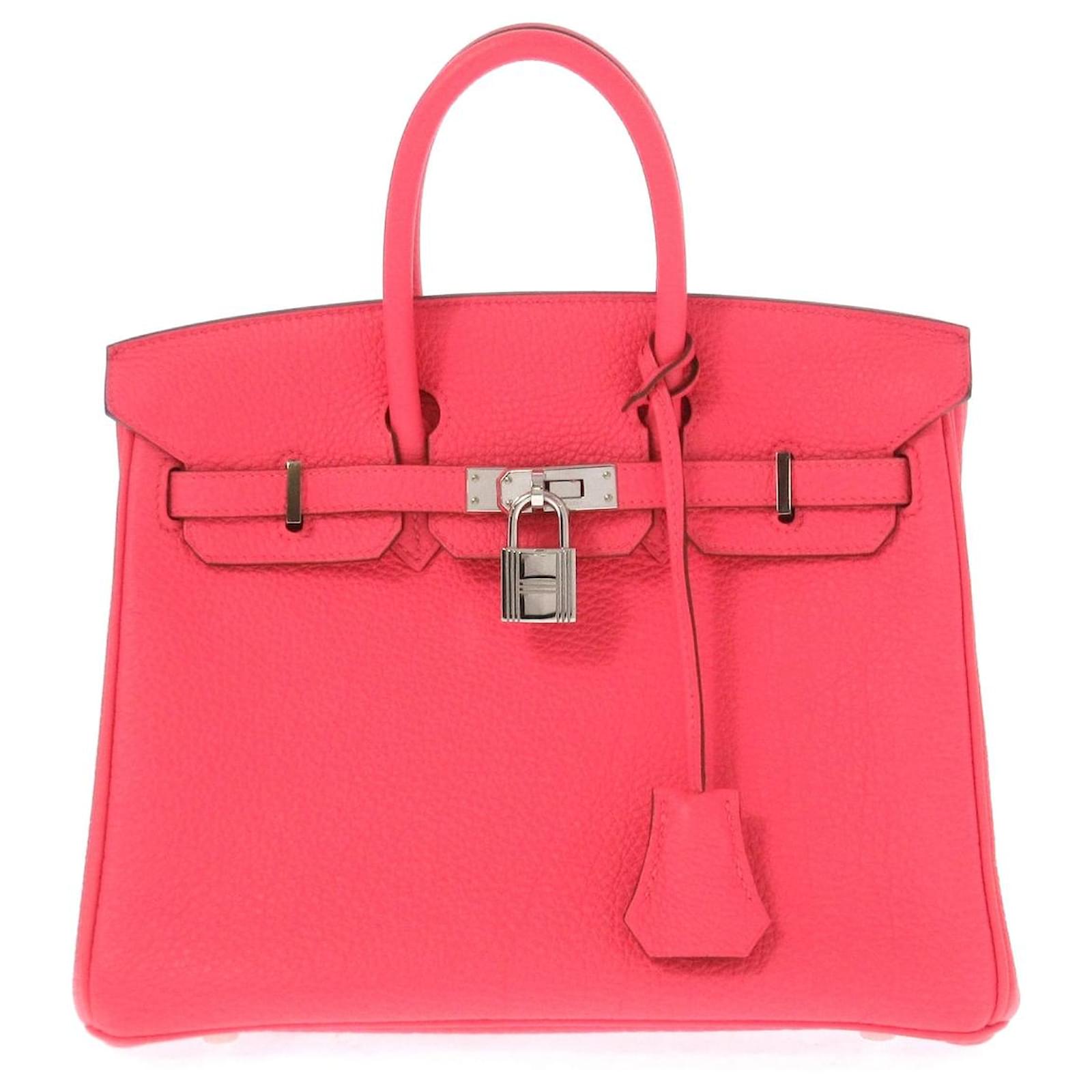 Hermès HERMES BIRKIN 25 Pink Leather ref.699810 - Joli Closet
