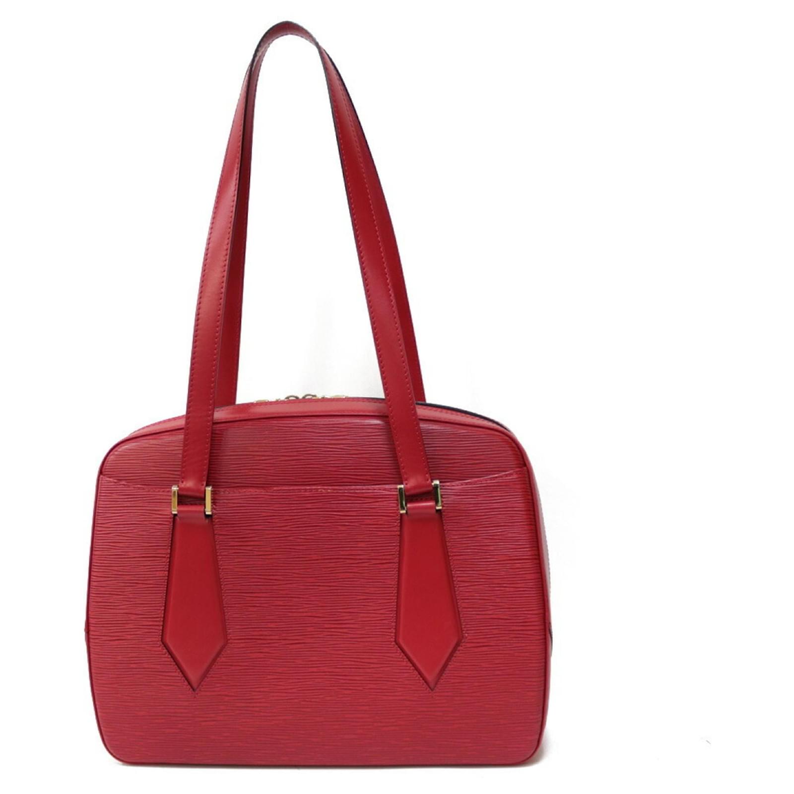 Louis Vuitton Voltaire Red Leather ref.700072 - Joli Closet