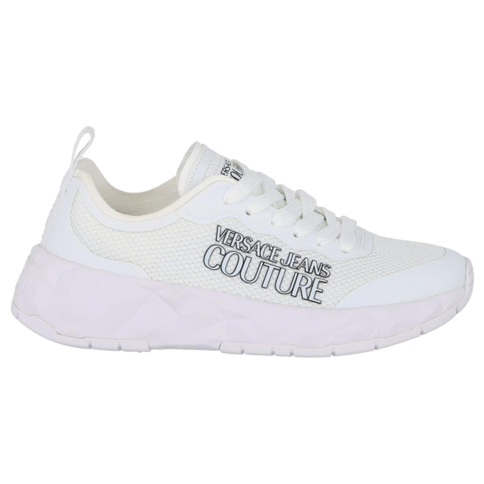Versace Jeans Couture Versace Jeans Chunky Logo Athletic Sneakers White ...