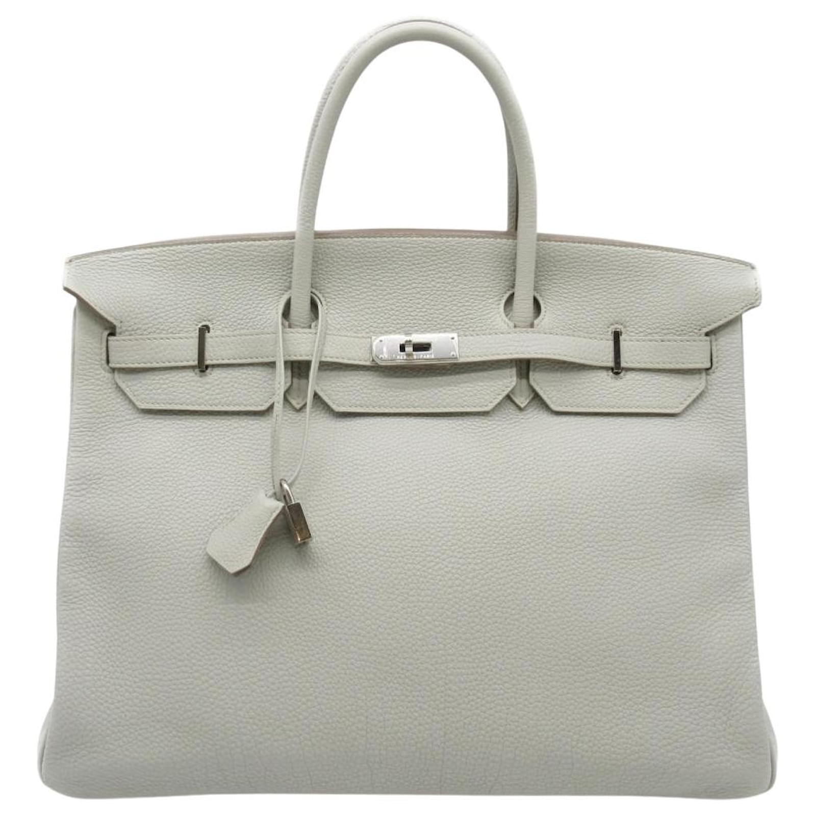 Hermès HERMES BIRKIN 40 Grey Leather ref.702637 - Joli Closet