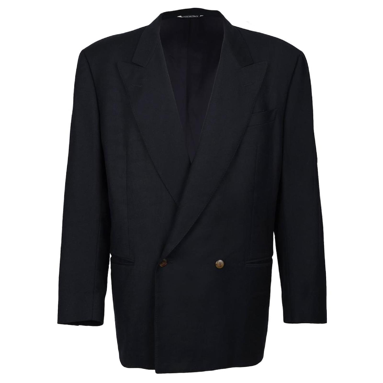 Lanvin Studio Double Breasted Jacket Black ref.702958 - Joli Closet