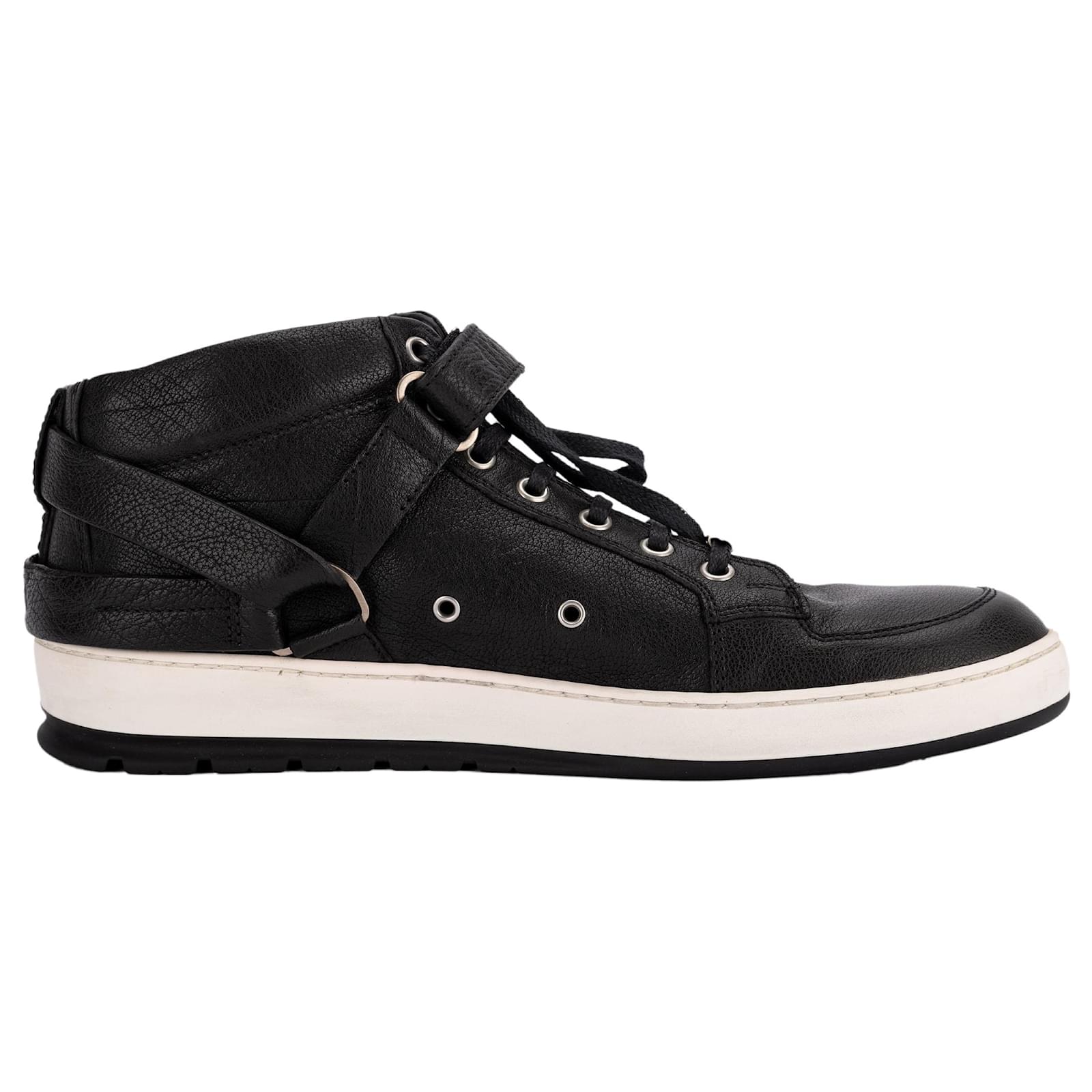 Christian Dior Zapatillas en blanco y negro Cuero ref.703356 - Joli Closet