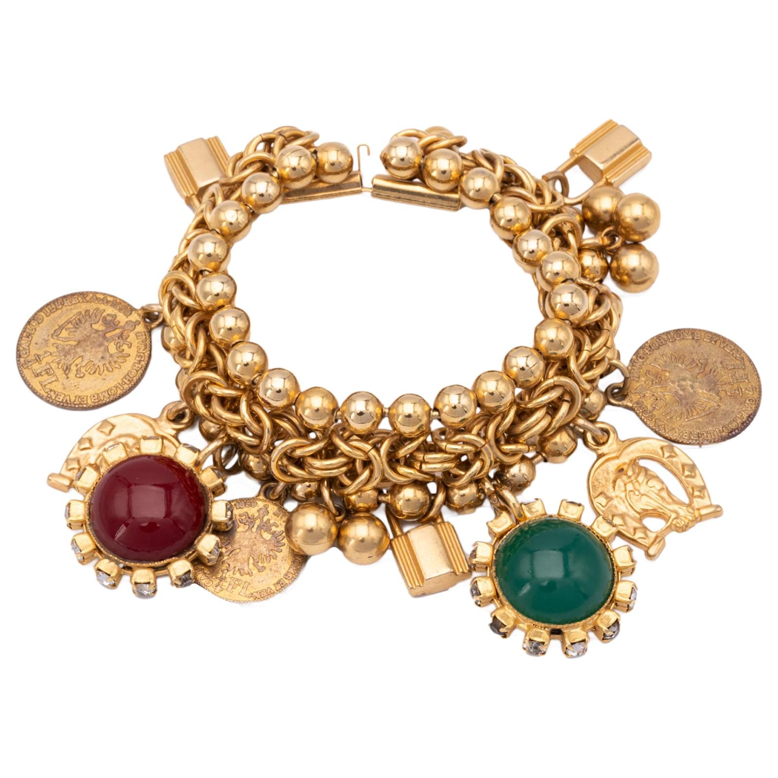 Autre Marque Bracelet muni de charms Doré ref.704025 - Joli Closet
