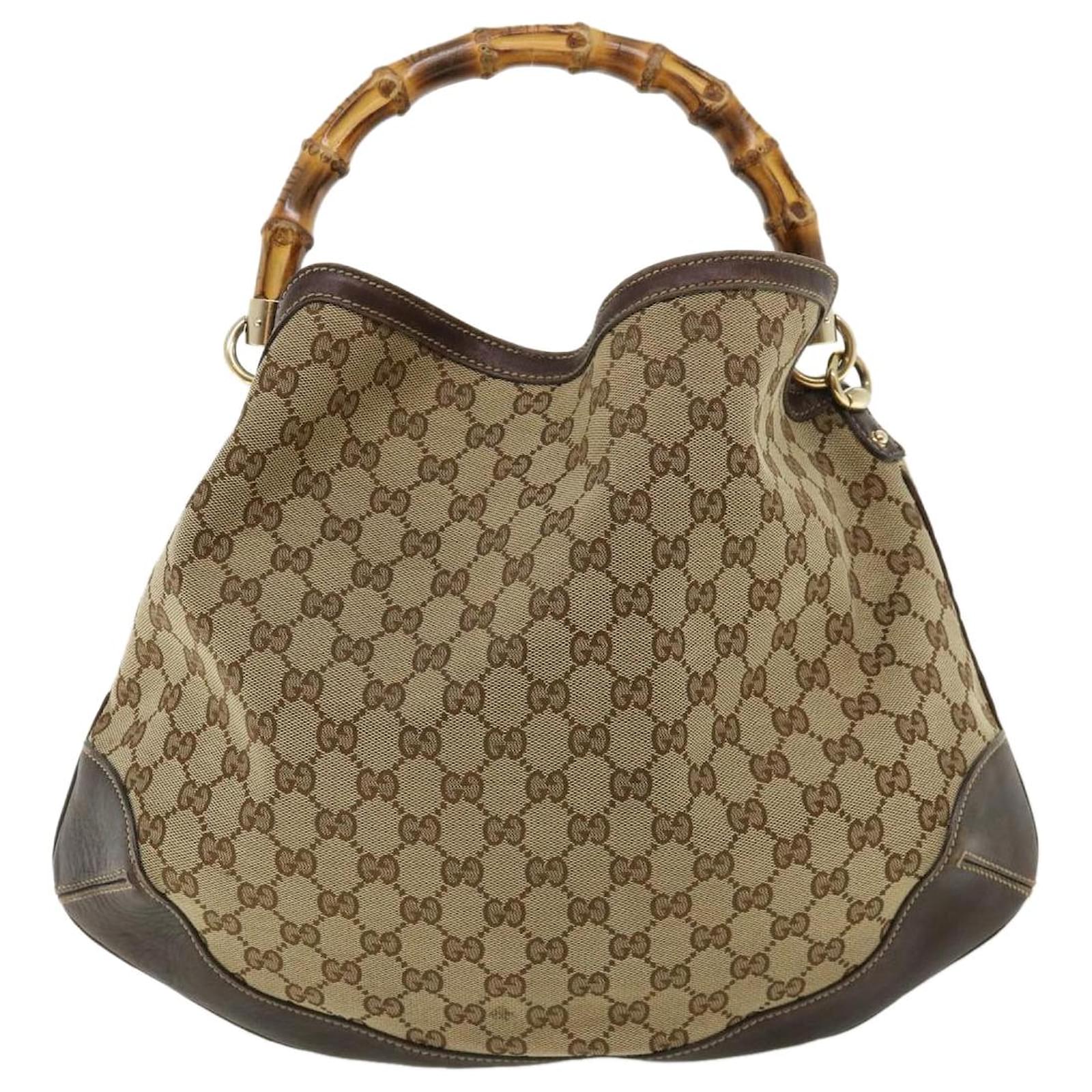 Gucci Bamboo Brown Cloth ref.704214 - Joli Closet