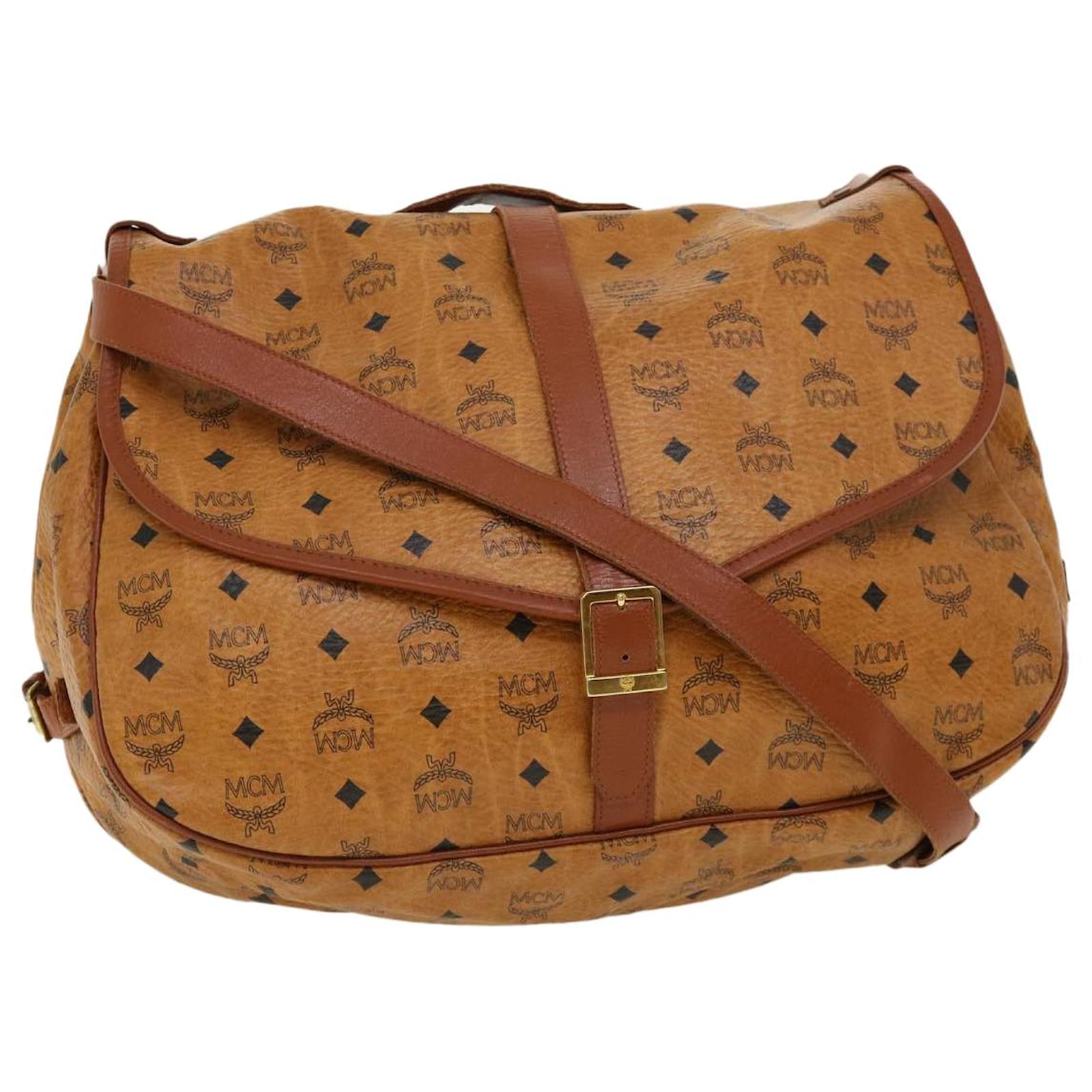 MCM Visetos Brown Cloth ref.704962 - Joli Closet