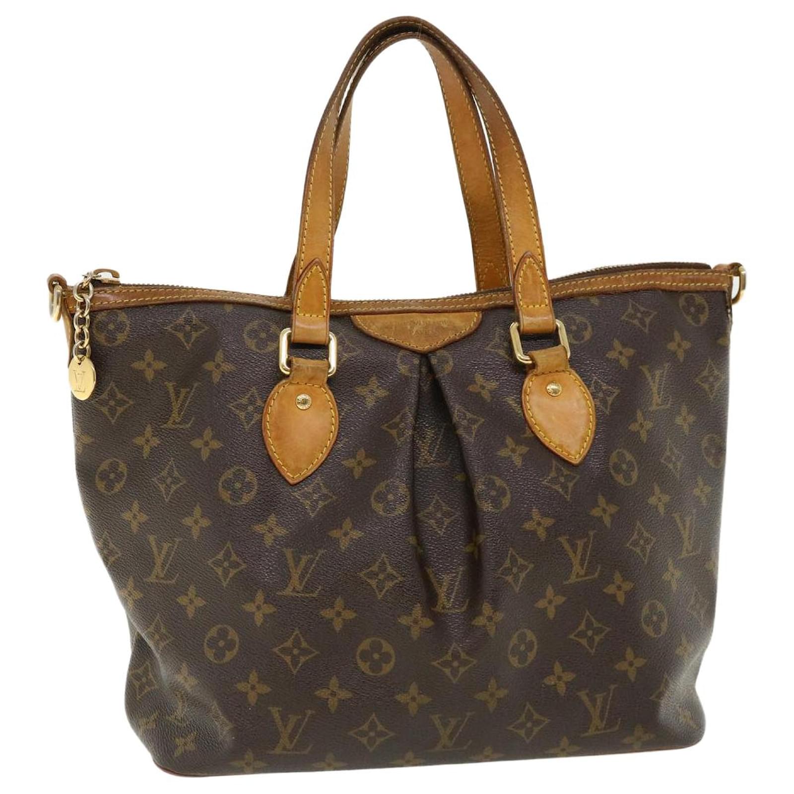 LOUIS VUITTON Monogram Palermo PM Tote Bag M40145 LV Auth 32655 Cloth ref.705496 - Joli Closet