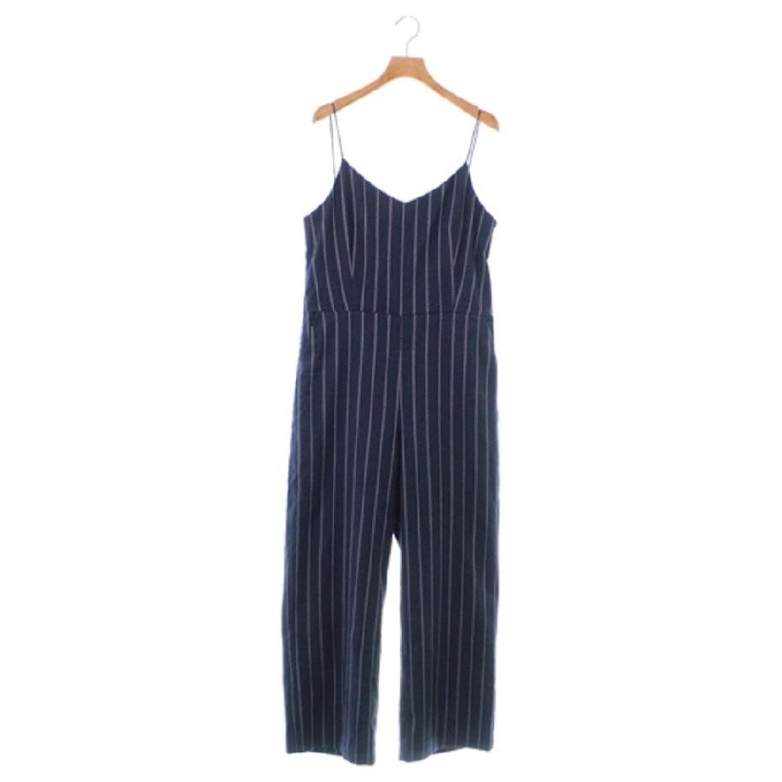GANNI Overall Navy blue Polyester ref.707814 - Joli Closet