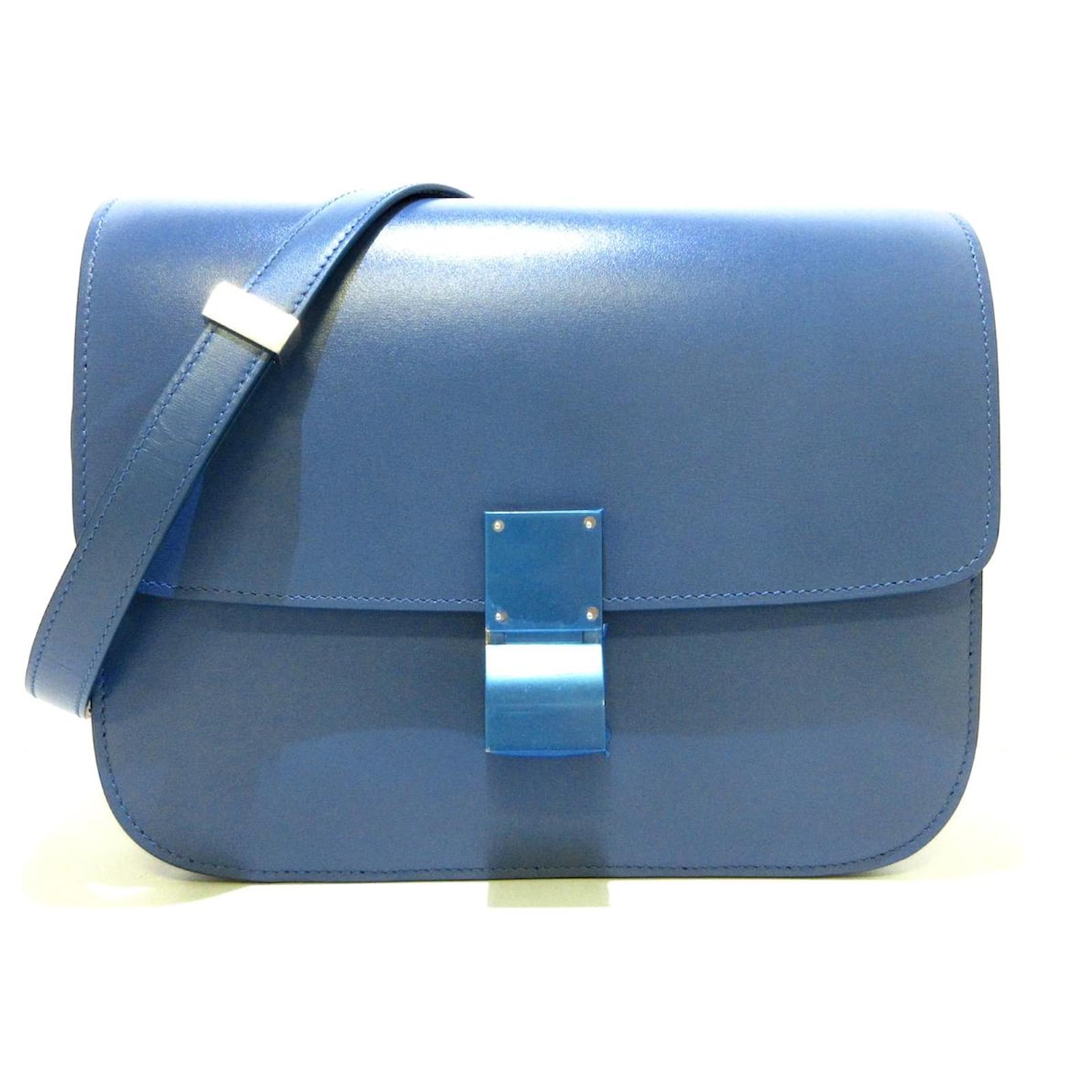 Céline Celine Classic Blue Leather ref.708695 - Joli Closet