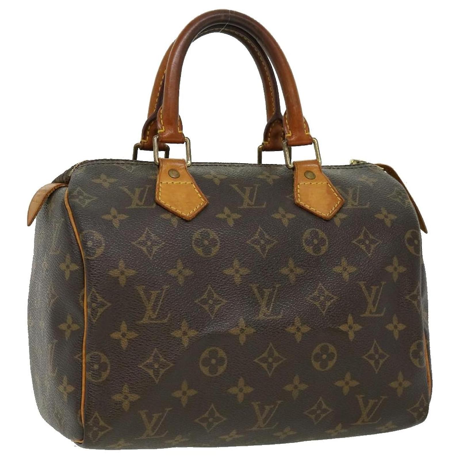 Speedy Louis Vuitton schnell 25 Braun Leinwand ref.709944 - Joli Closet