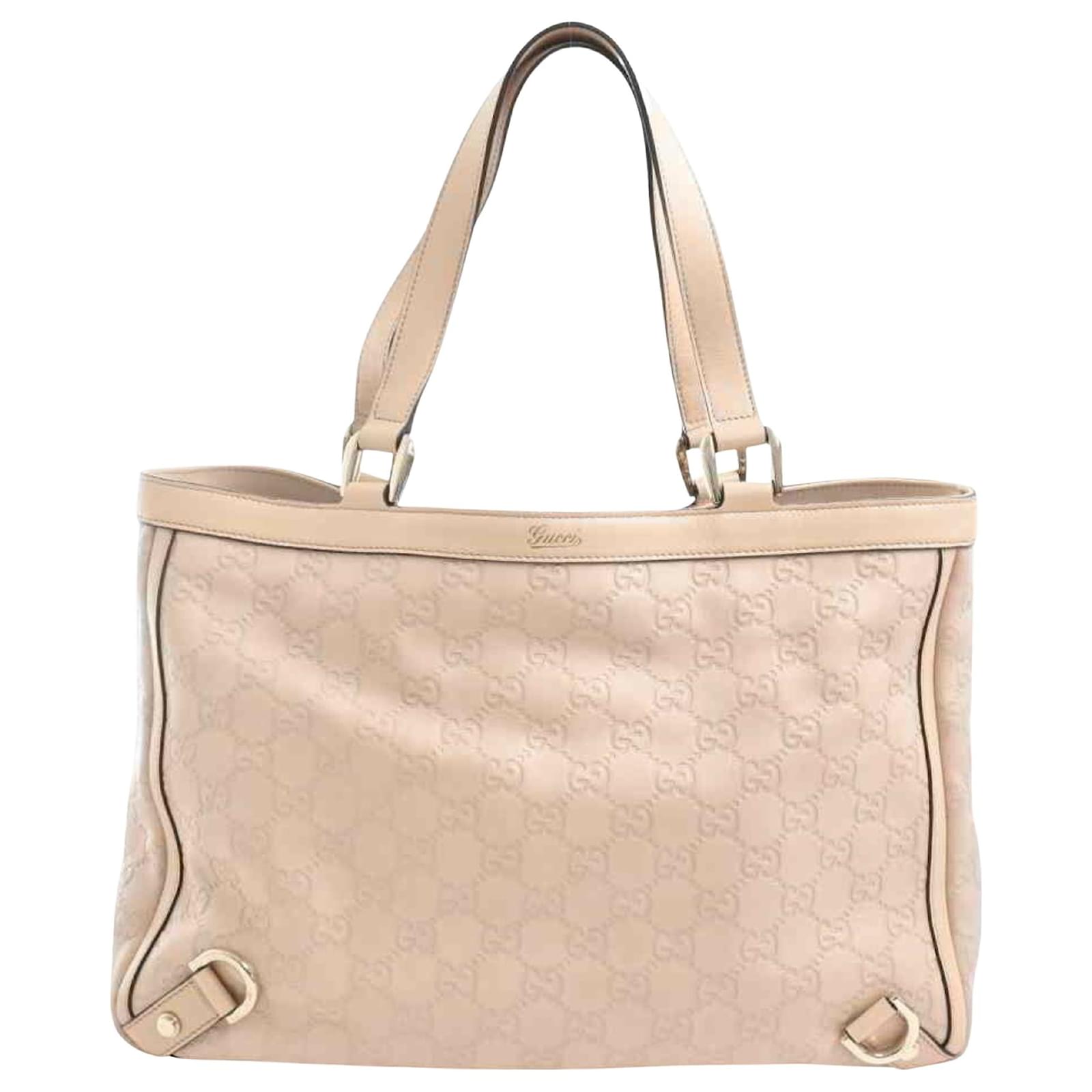 Gucci Guccissima Beige Leather ref.711725 - Joli Closet