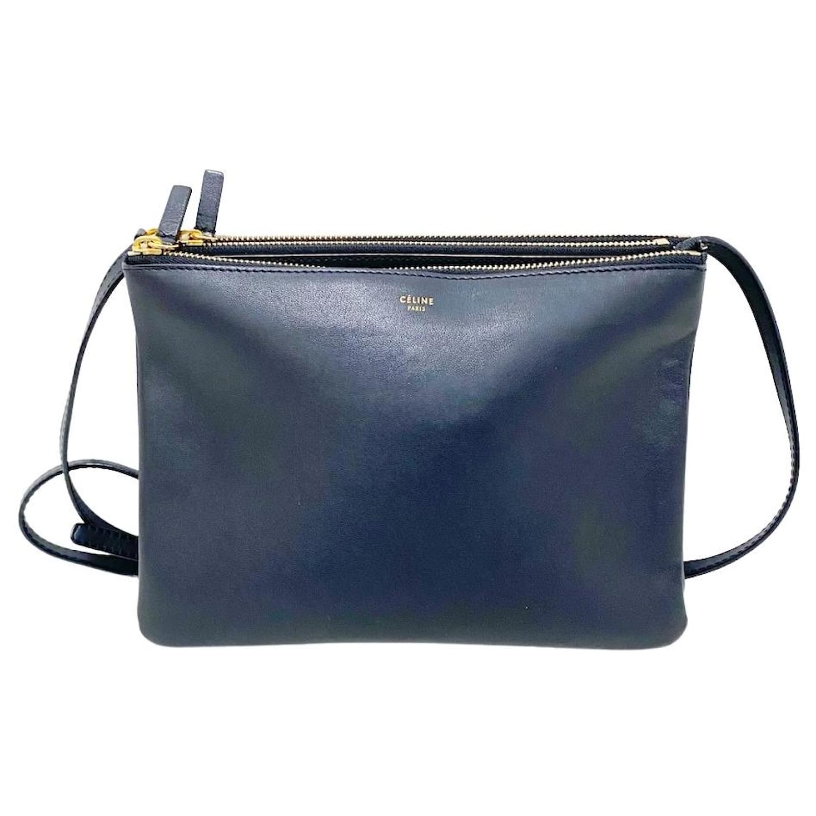 Céline Trio Black Leather ref.712130 - Joli Closet