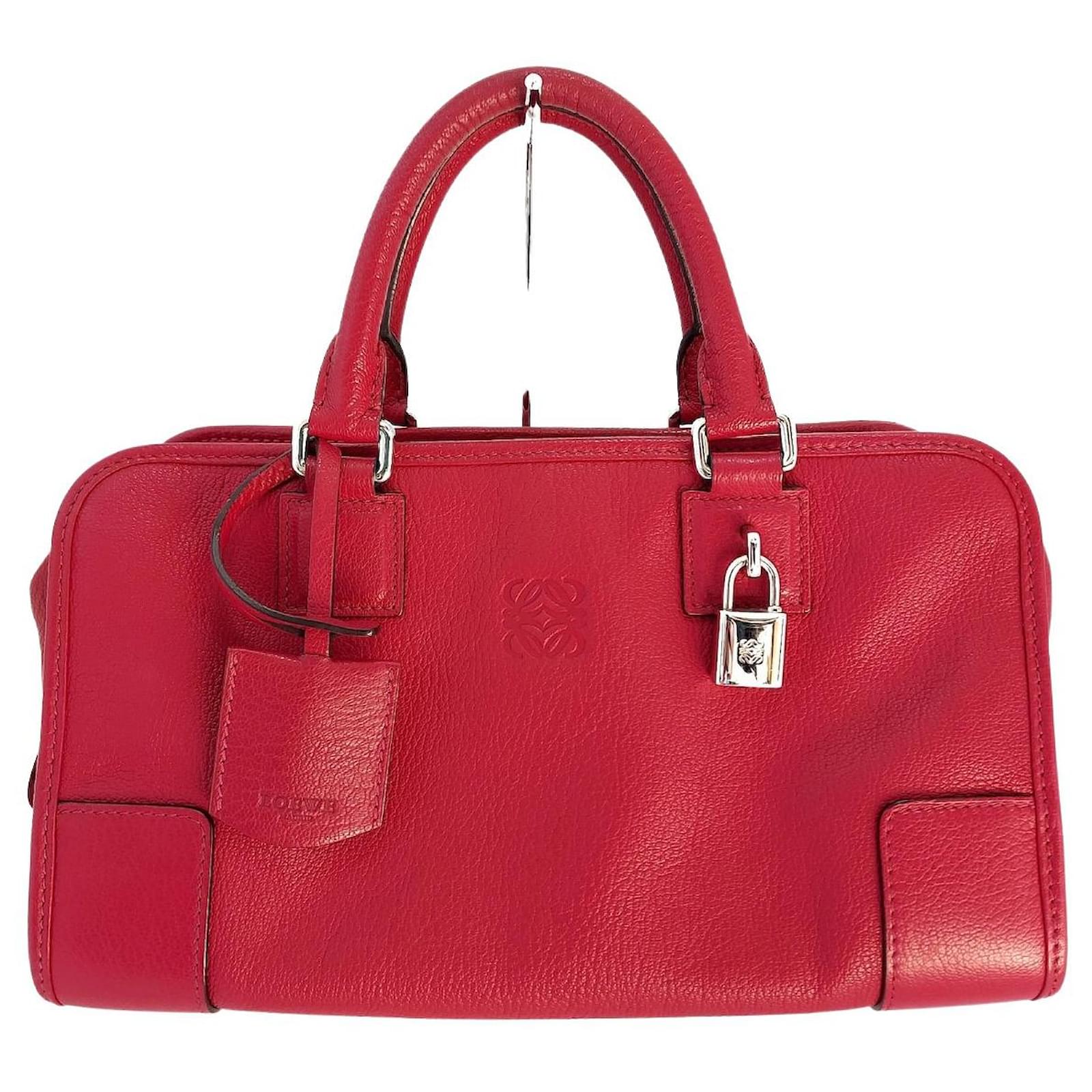 LOEWE AMAZONA Red Leather ref.712209 - Joli Closet