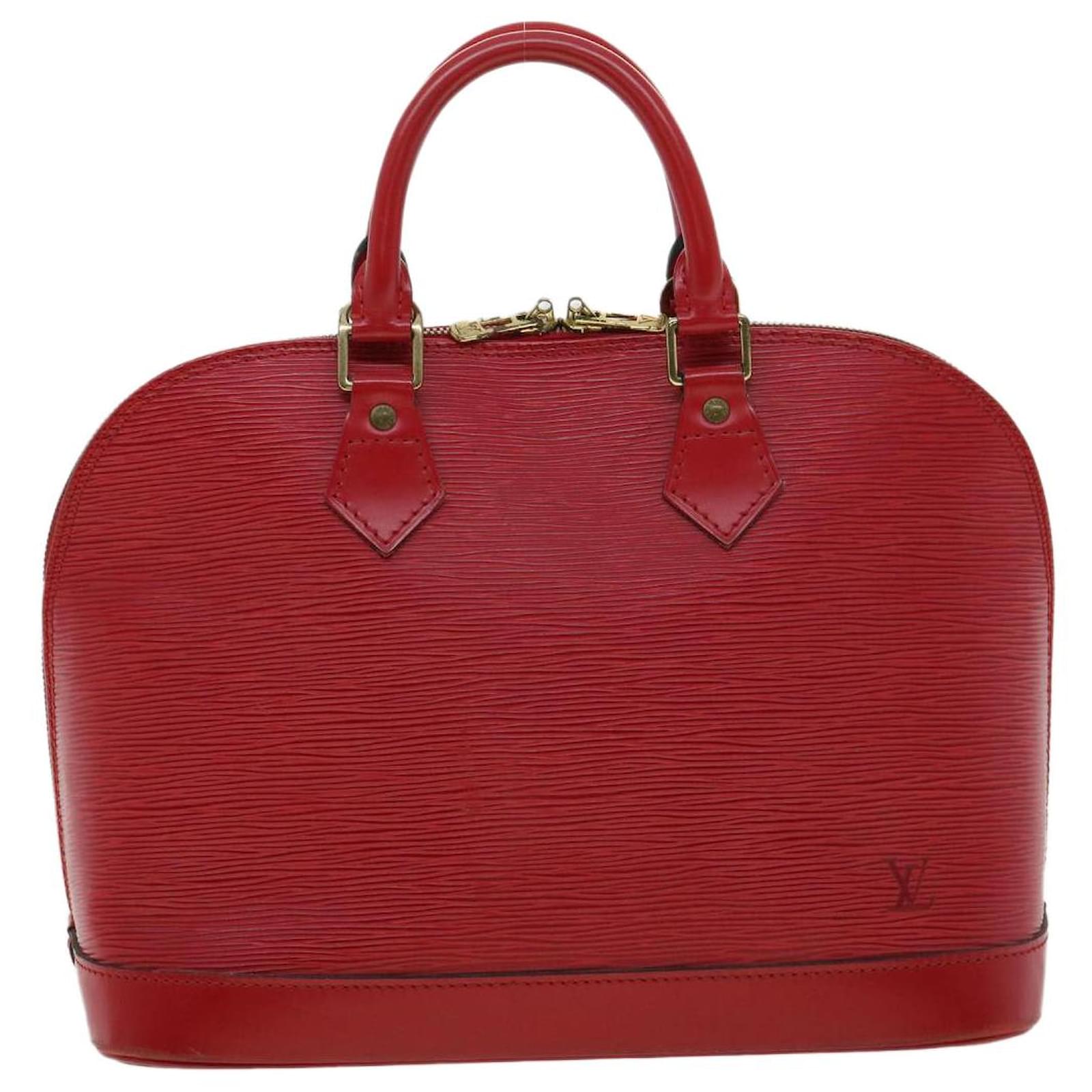 Louis Vuitton Alma Red Leather ref.712306 - Joli Closet