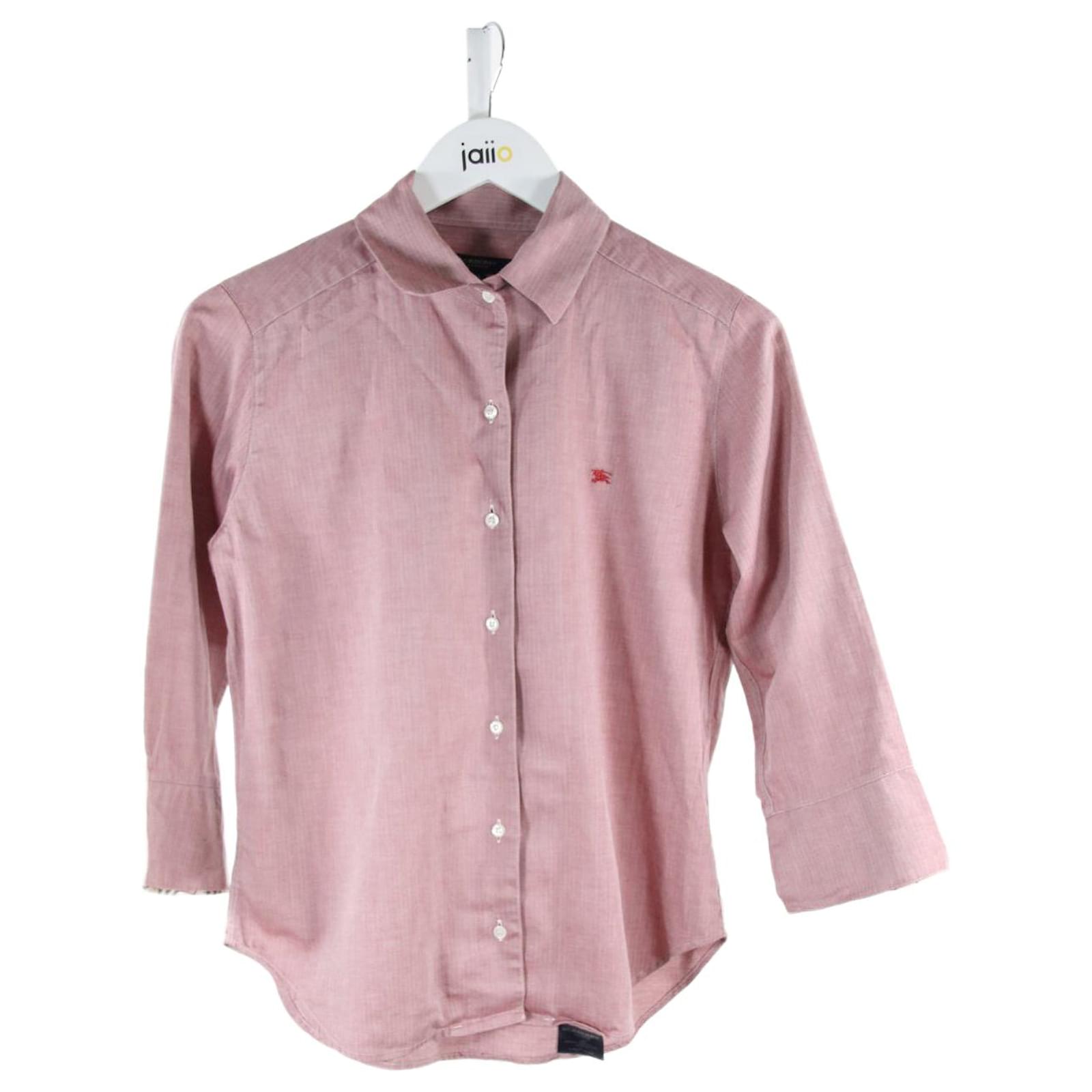 Top Burberry 42 Pink Cotton ref.712386 - Joli Closet