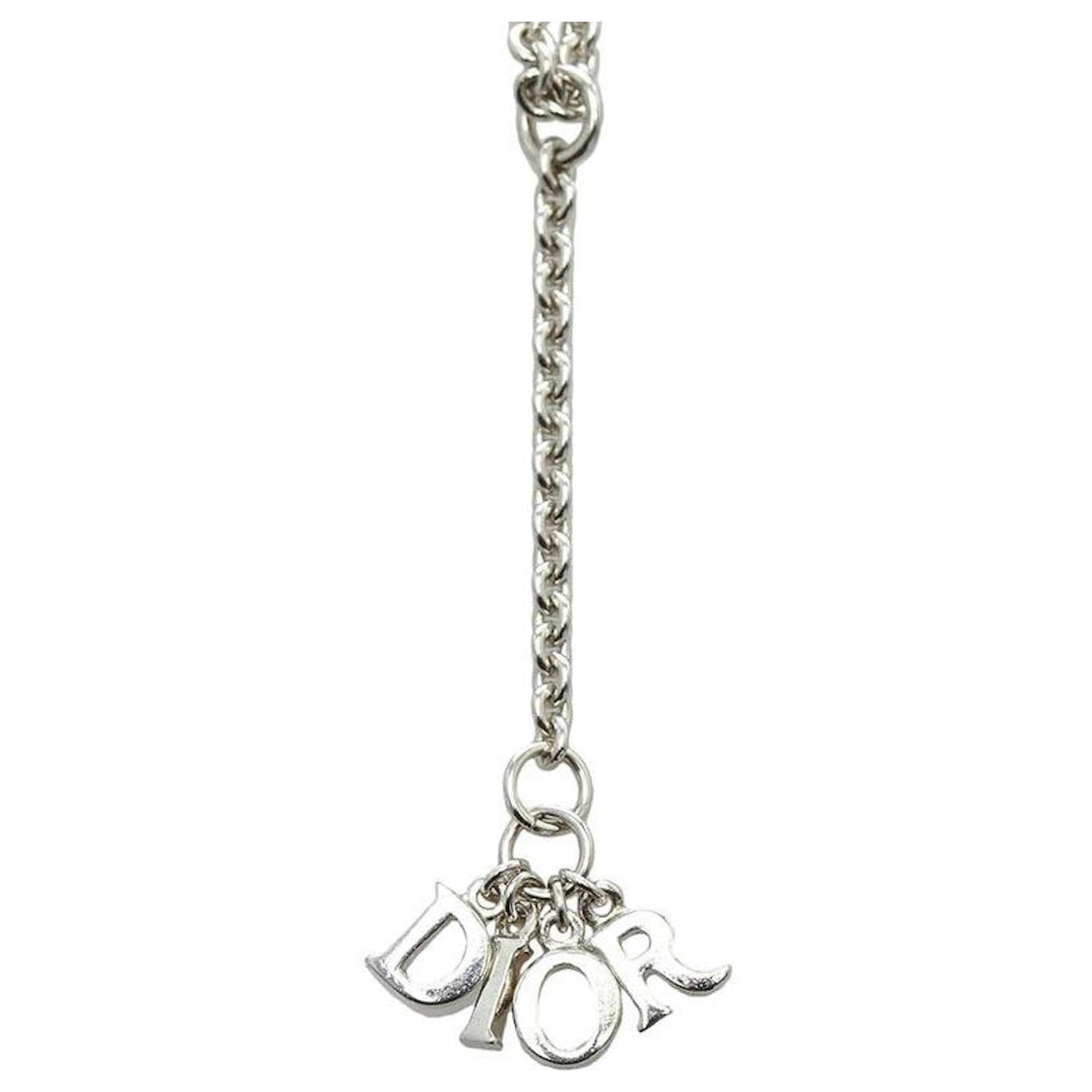 dior DIOR Pendant Necklace silver Silvery Metal ref.712954 - Joli Closet