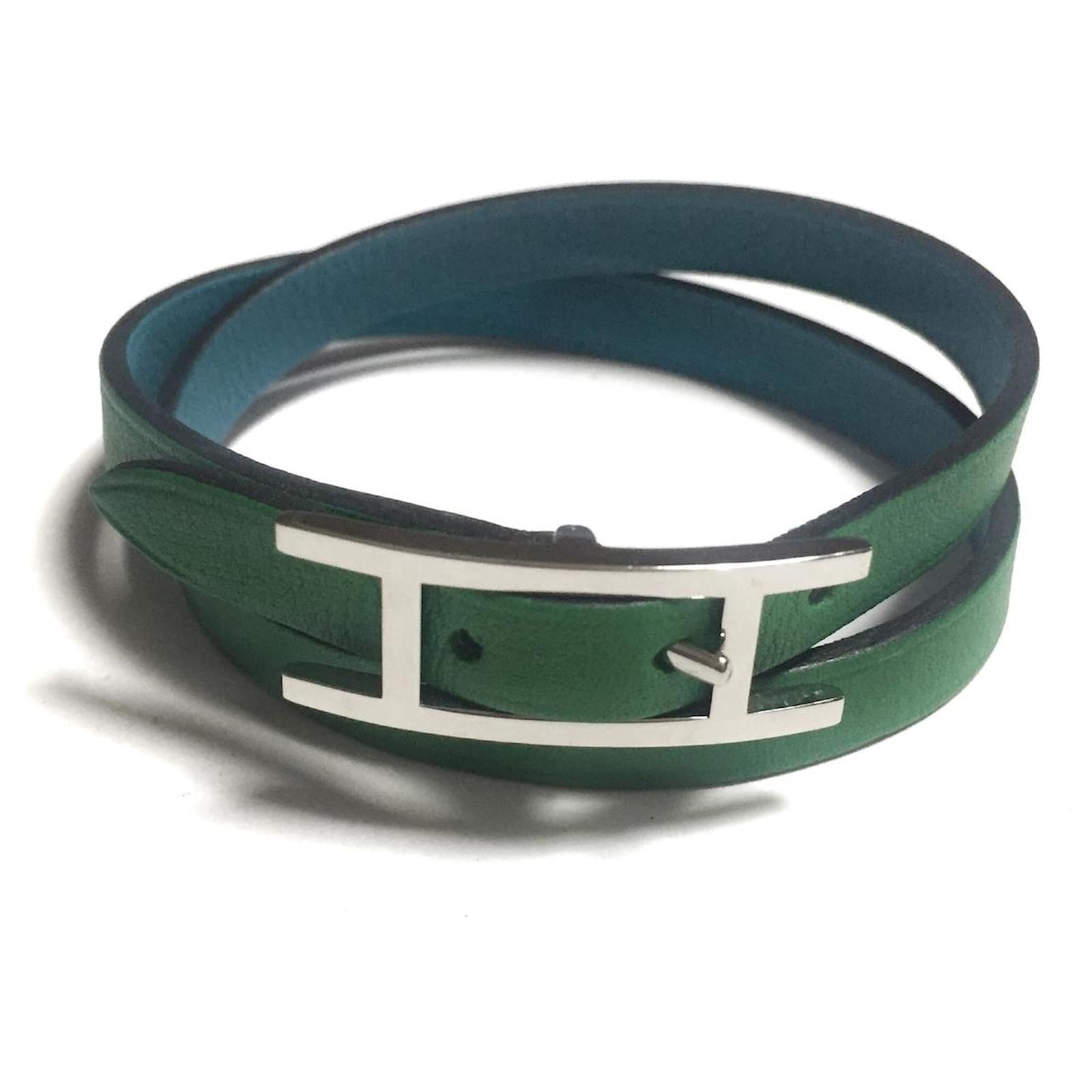 Hermès Hapi 3 Cuir Vert ref.713772 - Joli Closet
